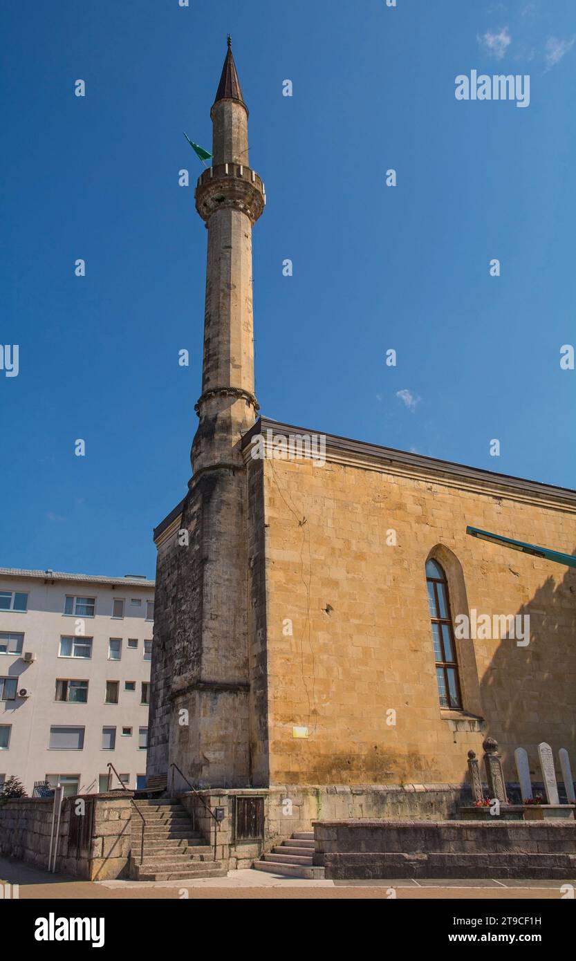Fethija Mosque in central Bihac in Una-Sana Canton, Federation of ...