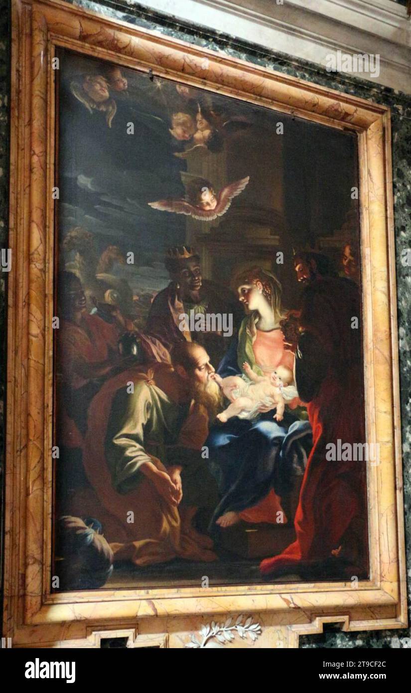 Adoration of the Magi 1690s by Ludovico Antonio David Stock Photo - Alamy