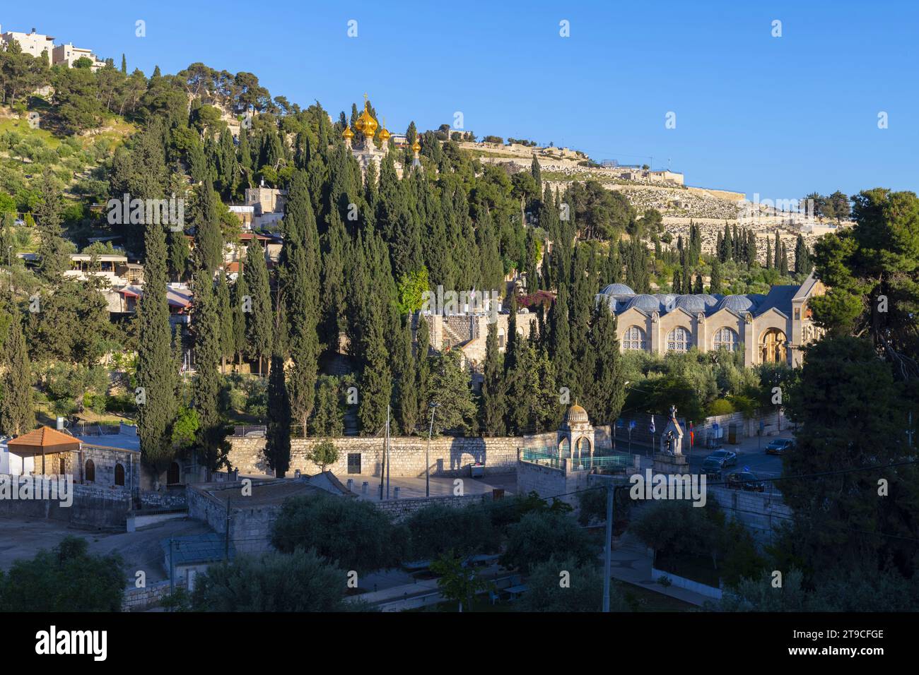 Mount of Olives in the Kidron Valley in Jerusalem Stock Photo - Alamy