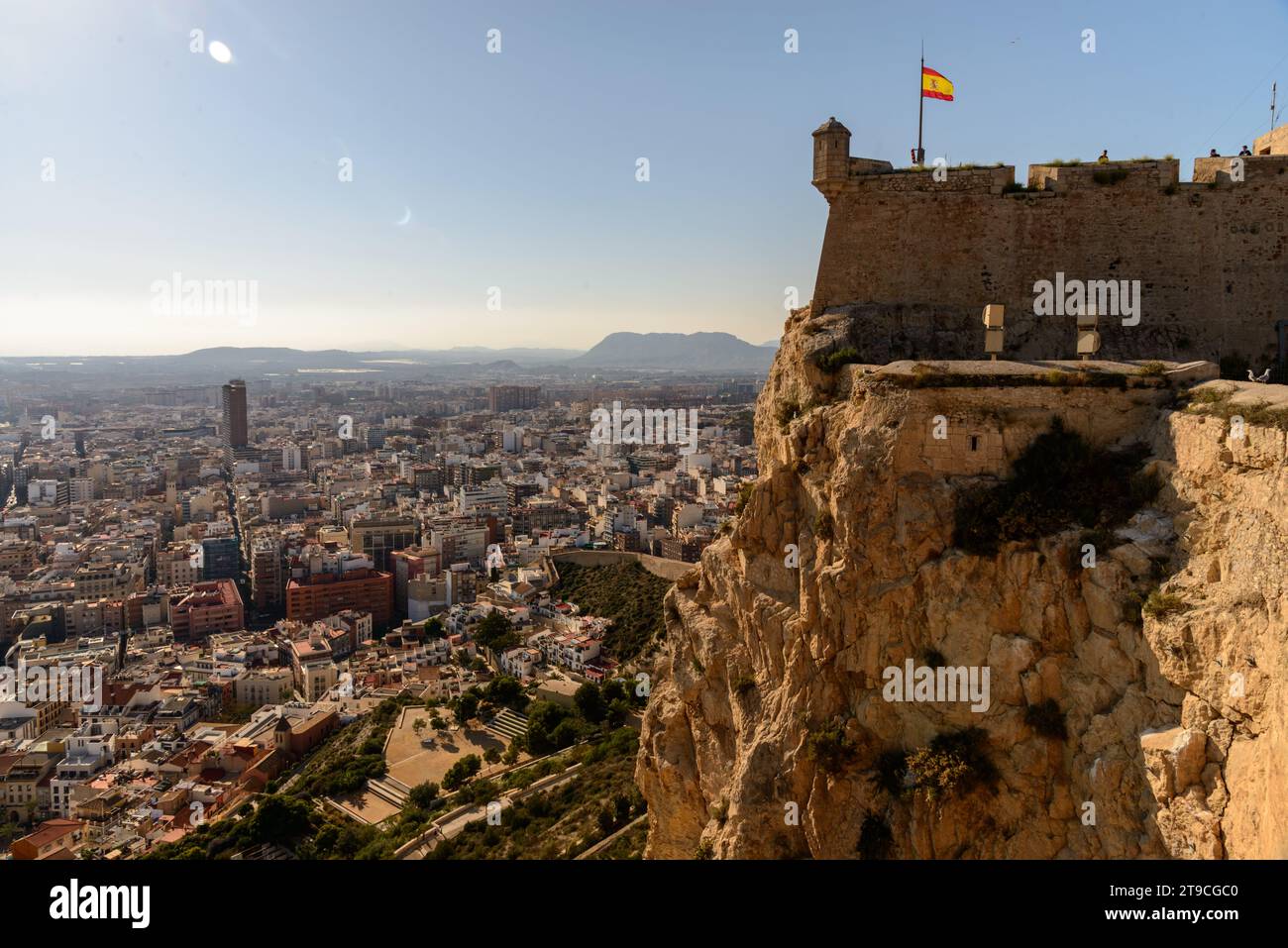 Alicante Spain During the Sunset Stock Photo - Alamy