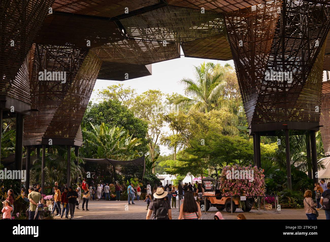 Orquideorama of the Medellin Botanical Garden Stock Photo - Alamy
