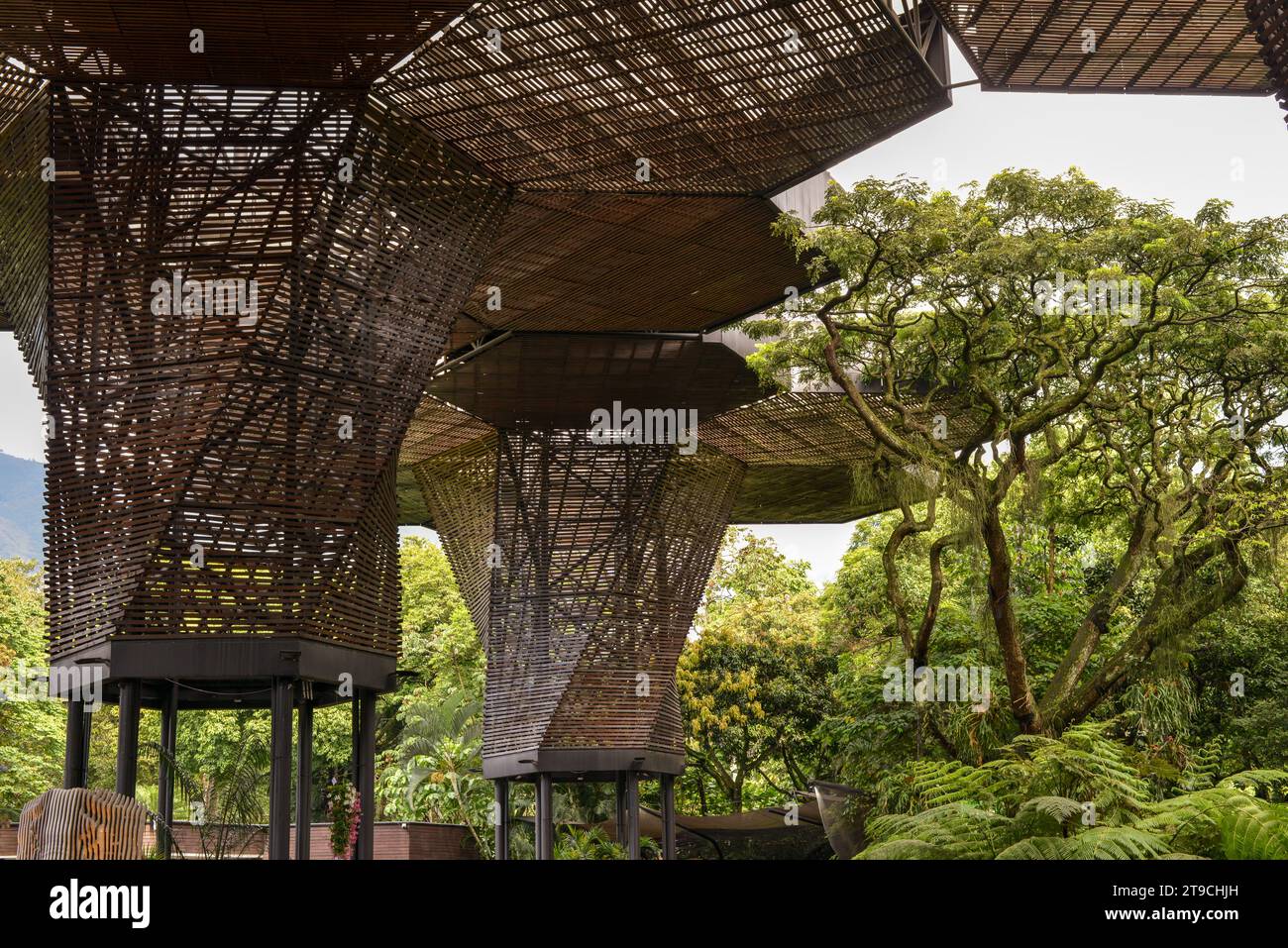 Orquideorama of the Medellin Botanical Garden Stock Photo - Alamy