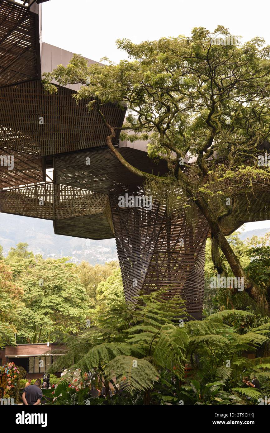 Orquideorama of the Medellin Botanical Garden Stock Photo - Alamy