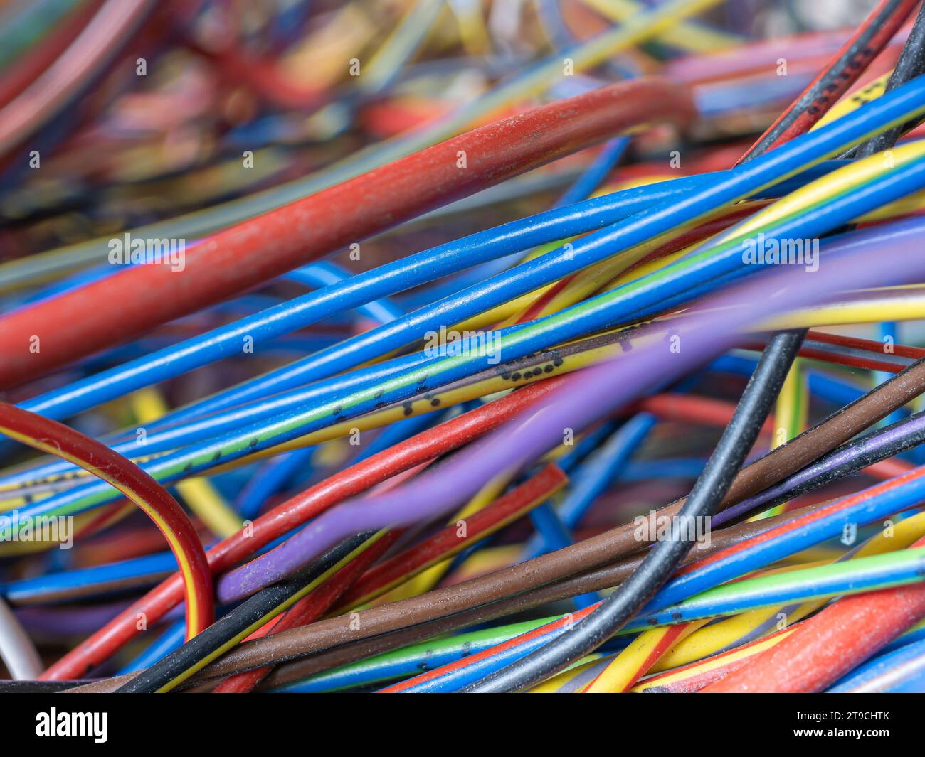 Electrical wiring colours hi-res stock photography and images - Alamy