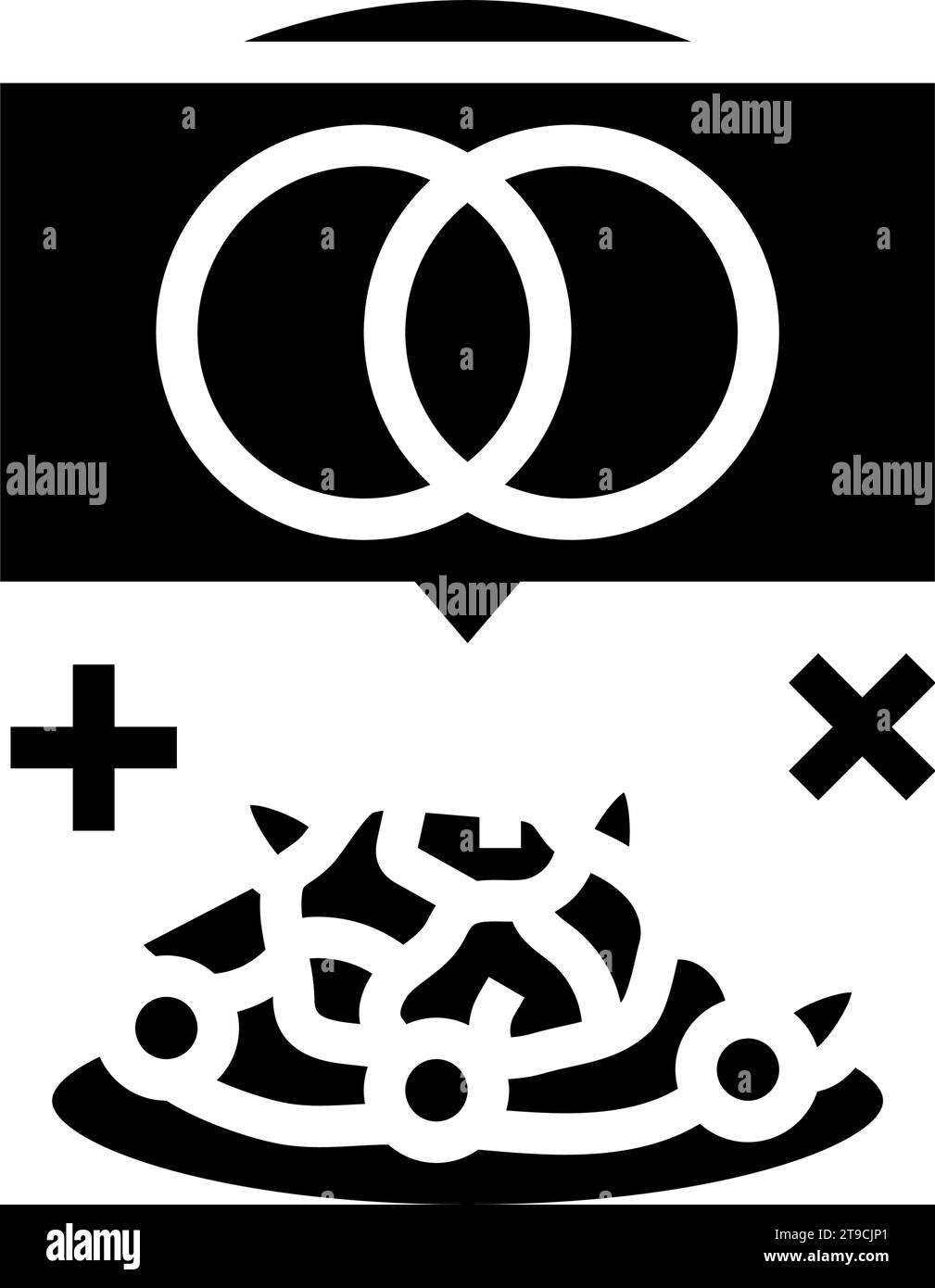 fusion cuisine restaurant chef glyph icon vector illustration Stock ...