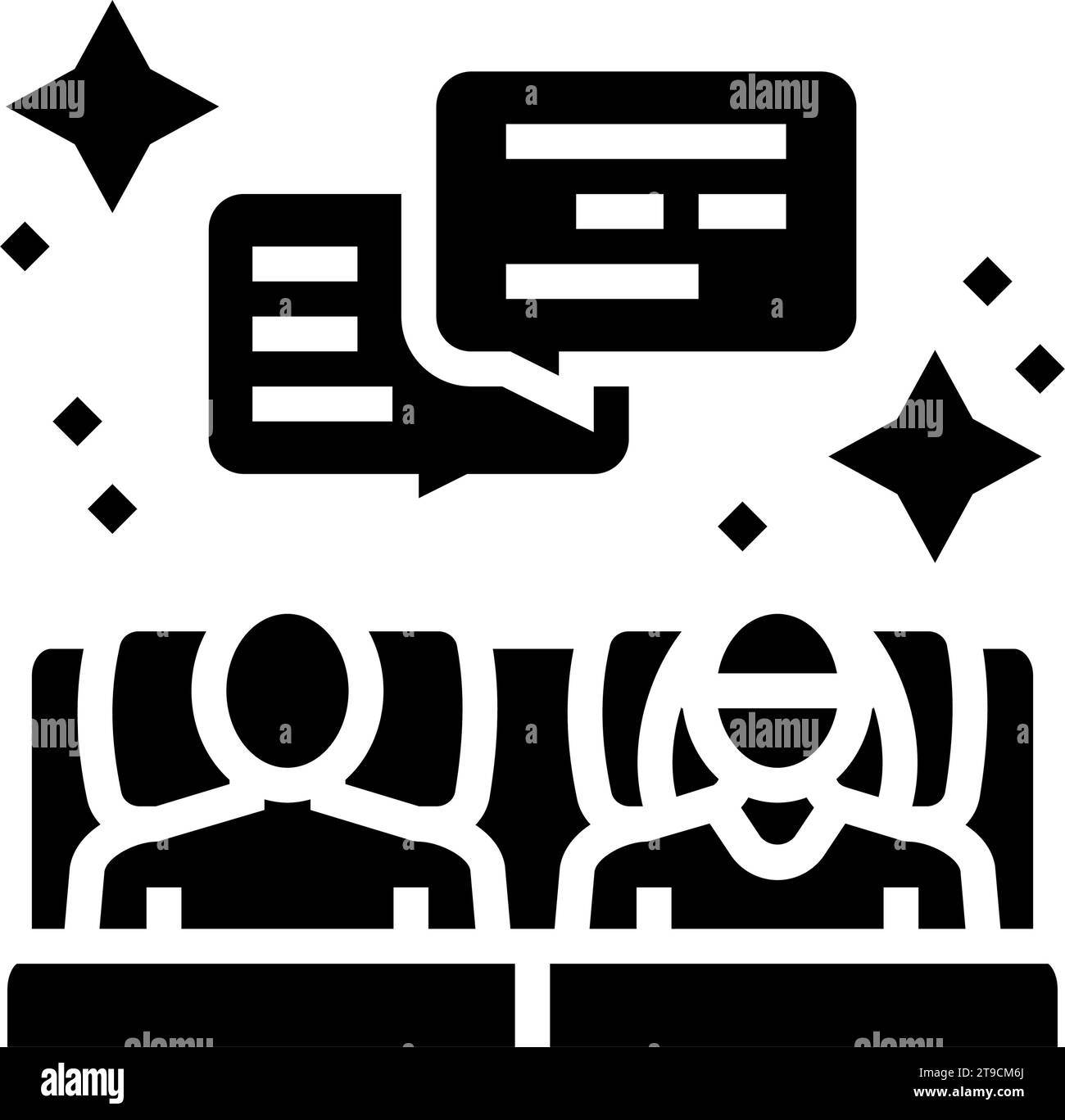 pillow talk sleep night glyph icon vector illustration Stock Vector ...