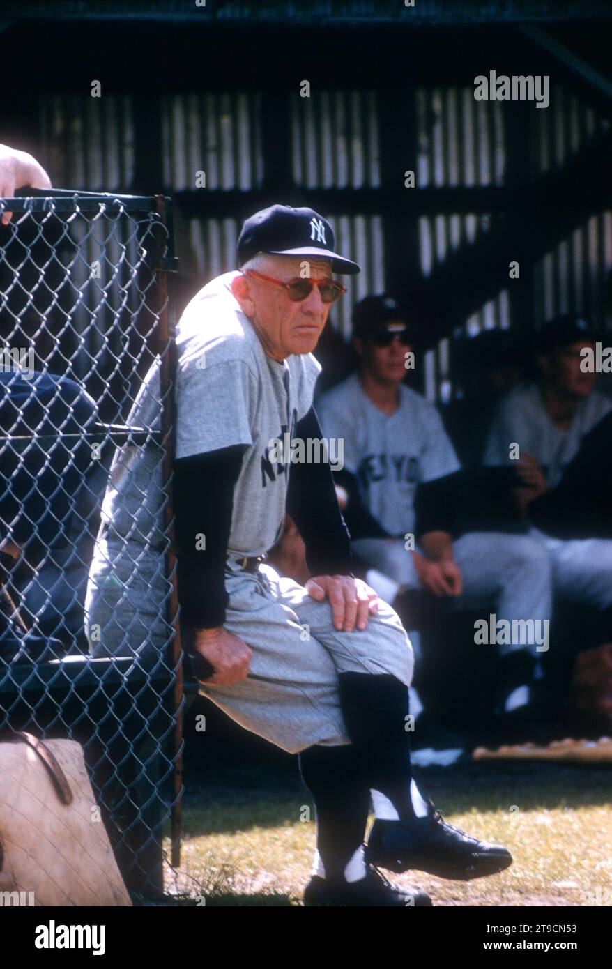 FL - MARCH, 1958: Manager Casey Stengel #37 of the New York Yankees ...