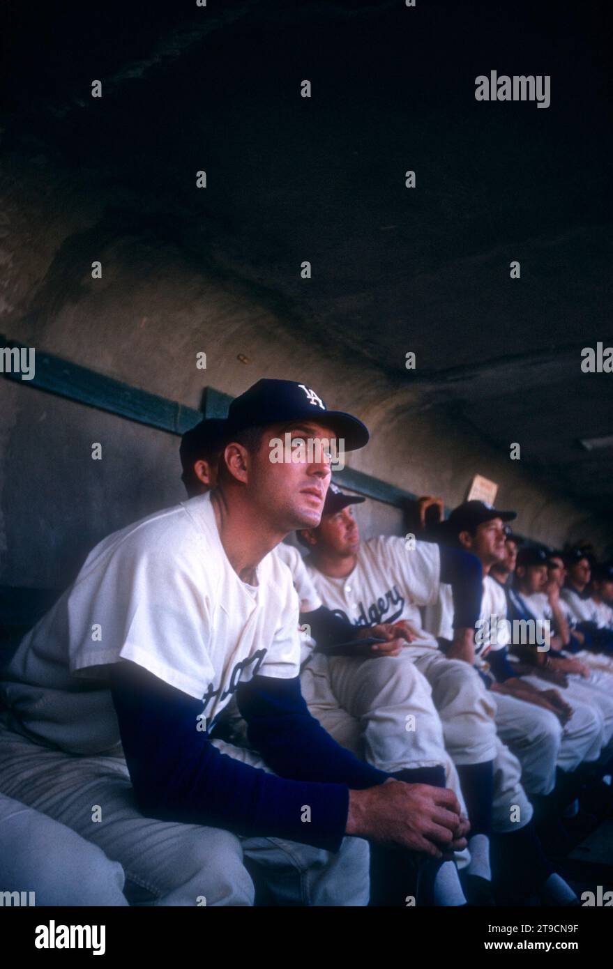 VERO BEACH, FL - MARCH, 1958: Ralph Mauriello #29 and Charlie Neal #43 ...