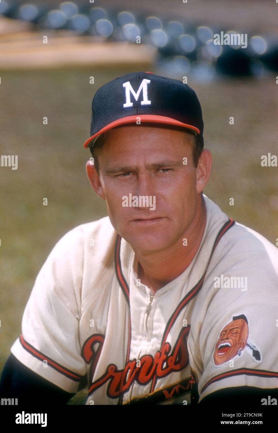 FL - FEBRUARY, 1958: Pitcher Lew Burdette #33 of the Milwaukee Braves ...