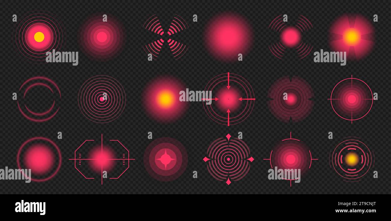 Pain localization mark. Head muscle tooth joint pain, chronic spot on ...