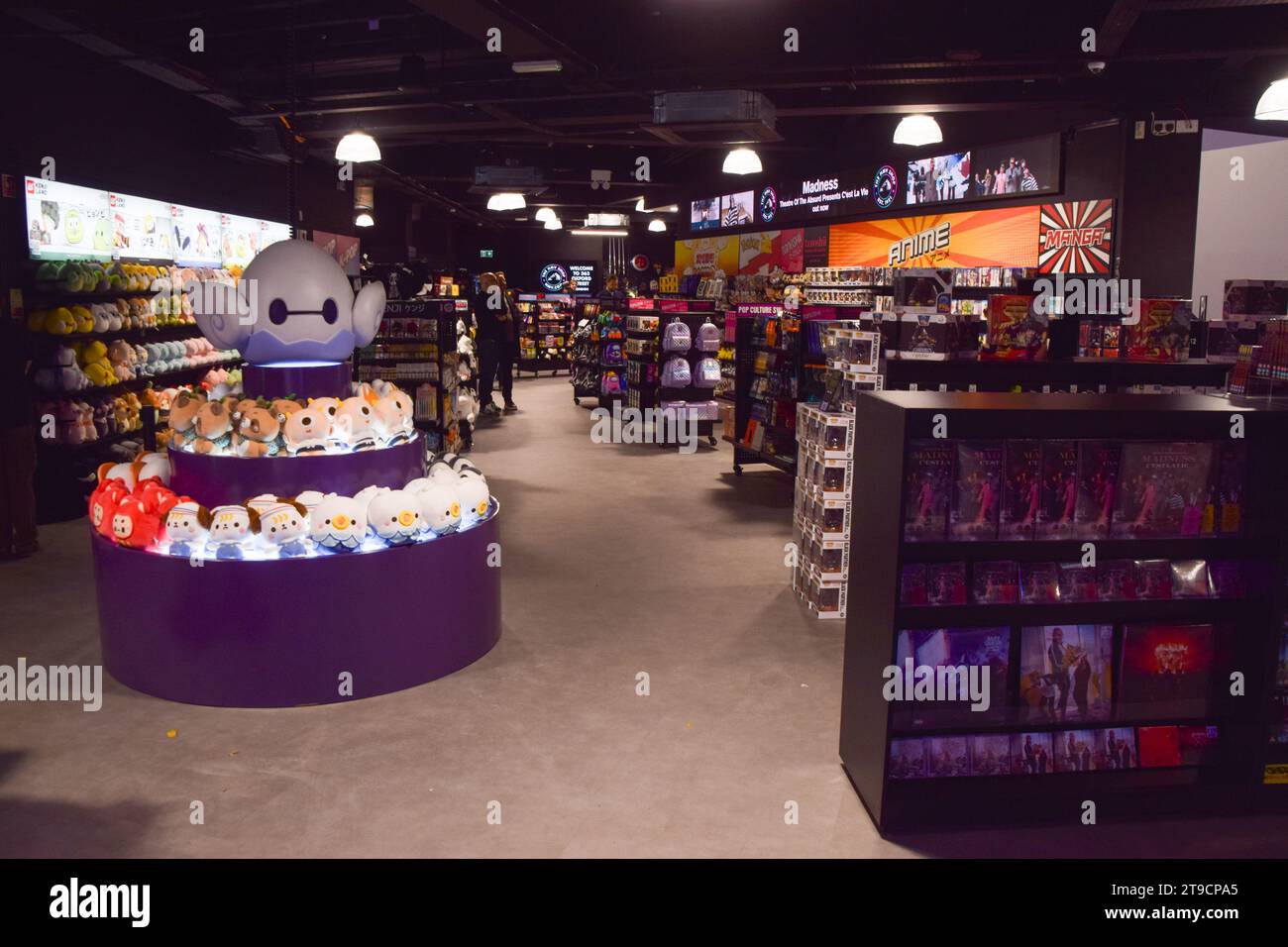London, England, UK. 24th Nov, 2023. Shelves at the iconic ...