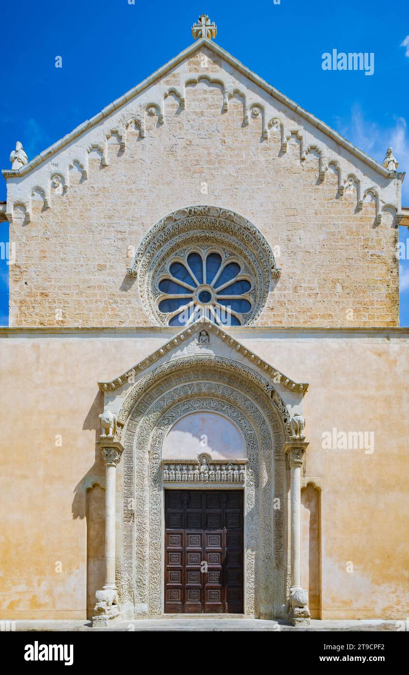 Galatina, Lecce, Puglia, Italy. Ancient village in Salento. The ancient ...