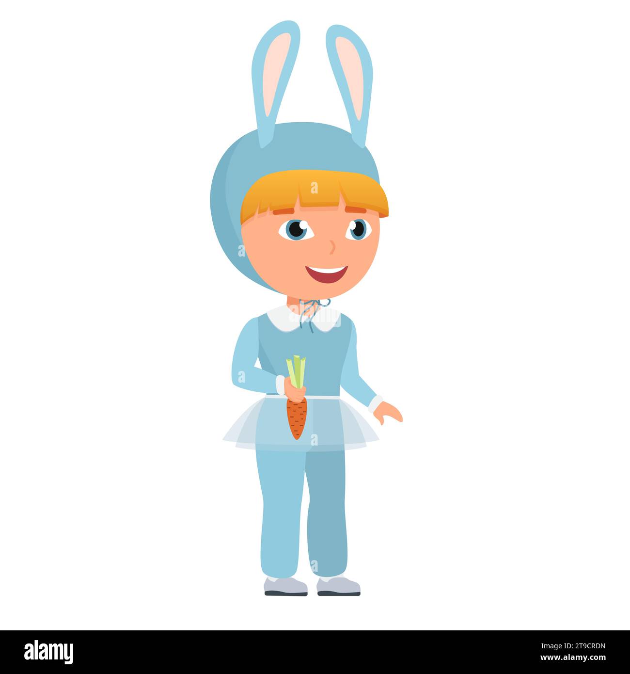 Costume cute bunny child kid Stock Vector Images - Alamy