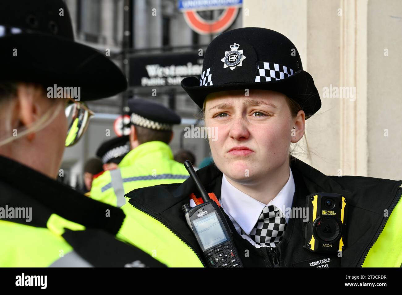 Female Police Officers, Whitehall, London, UK Stock Photo - Alamy