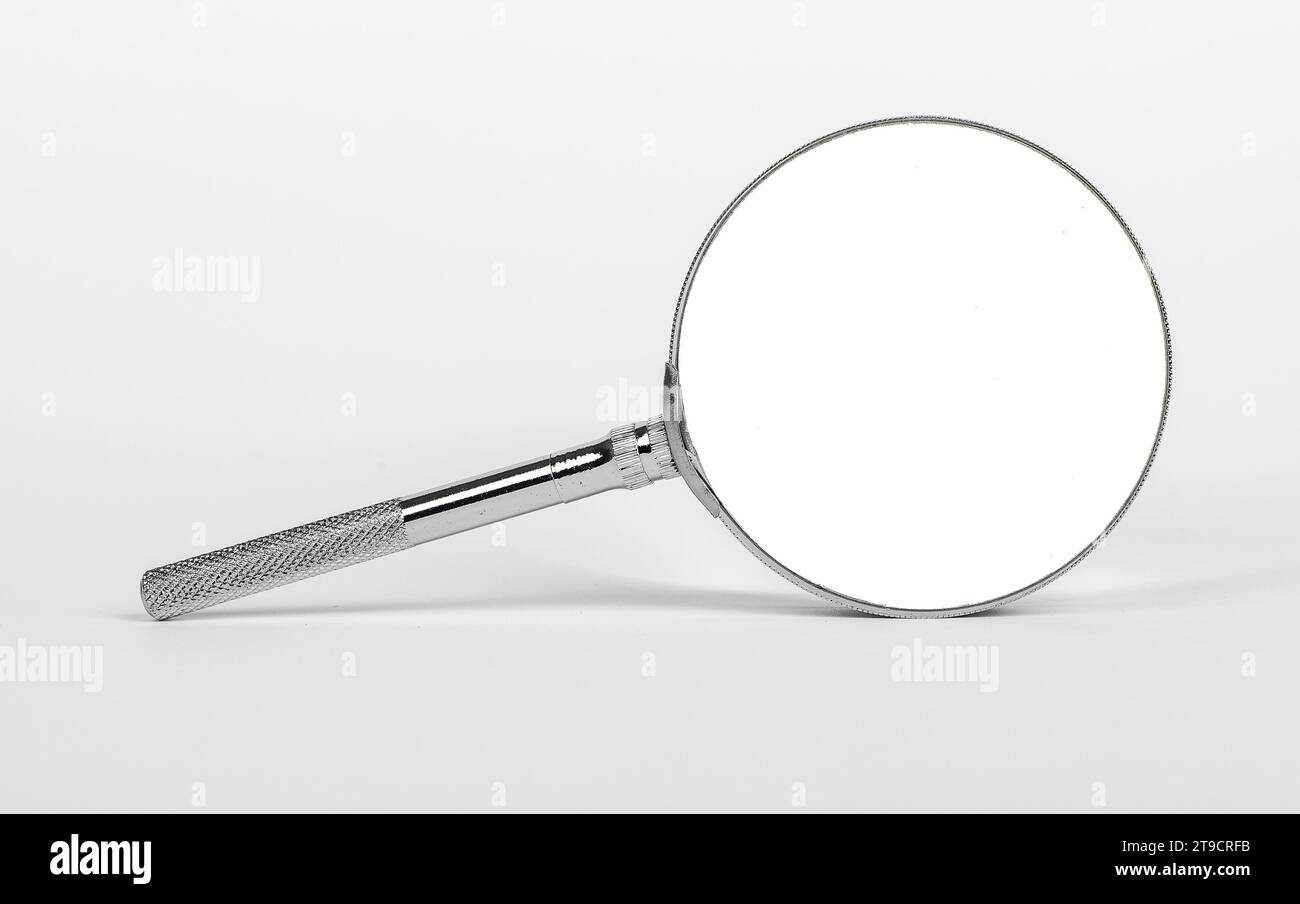 Magnifying glass, lens, loupe. Analysis, checking, examining concept ...