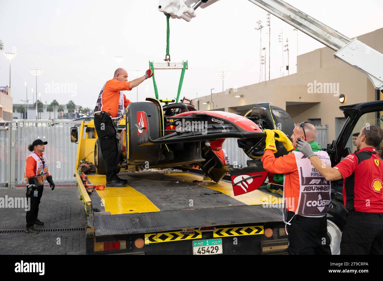 Sapporo, Japan. 24th Nov, 2023. Scuderia Ferrari mechanics and race ...