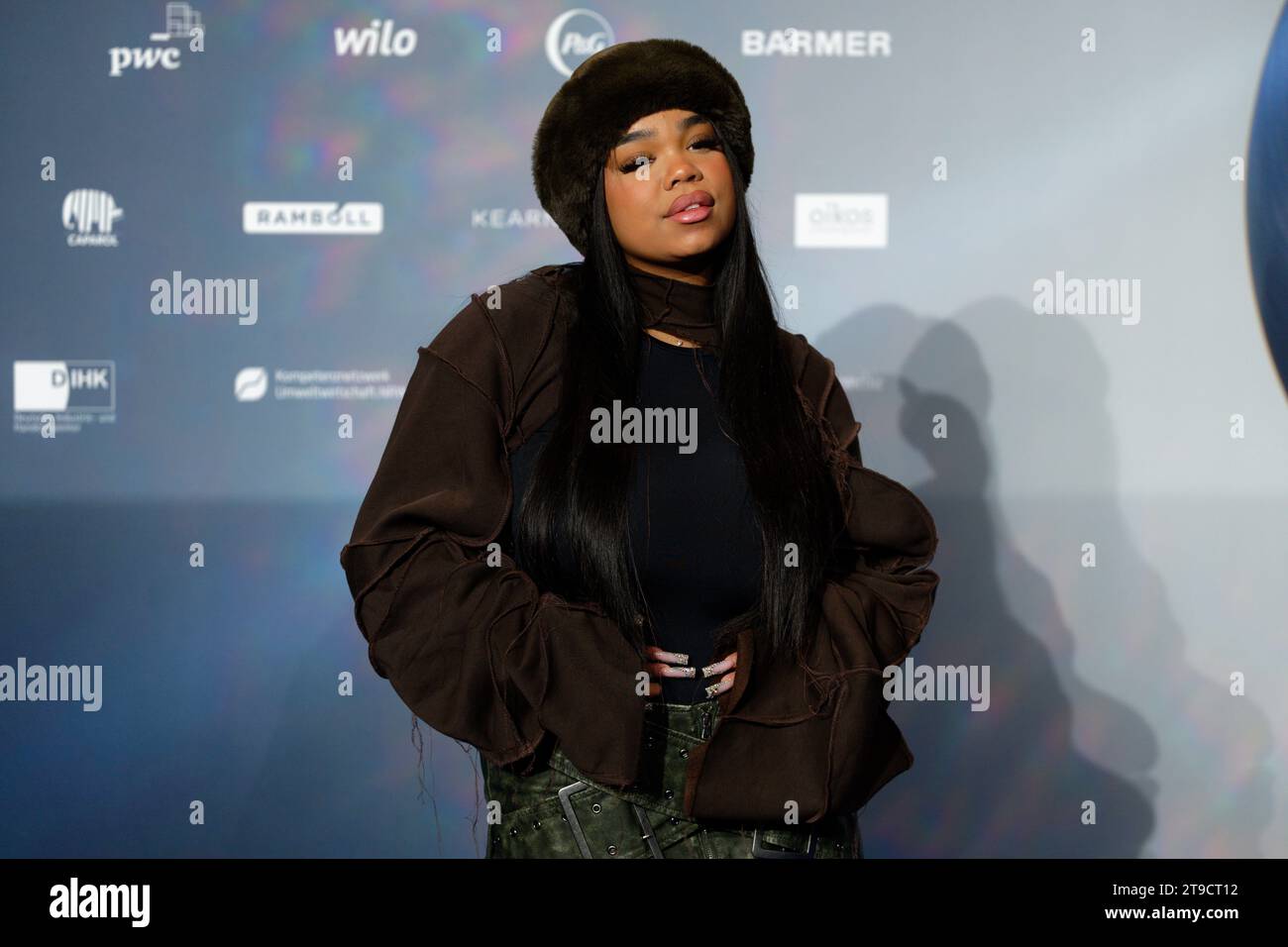 Duesseldorf, Germany. 24th Nov, 2023. Singer Zoe Wees attends the ...