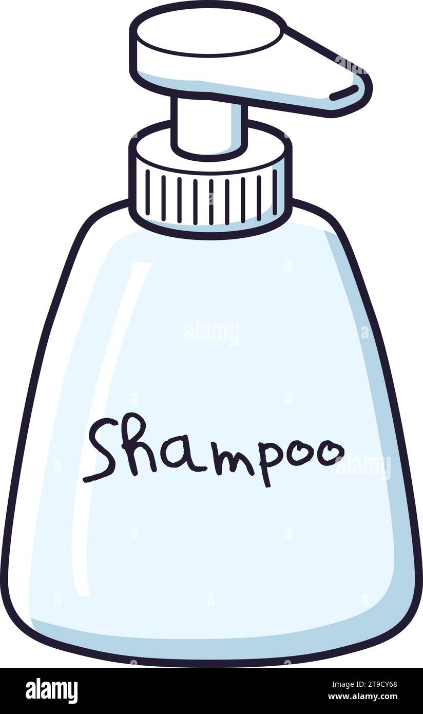 Shampoo hair in bottle Stock Vector Images - Alamy