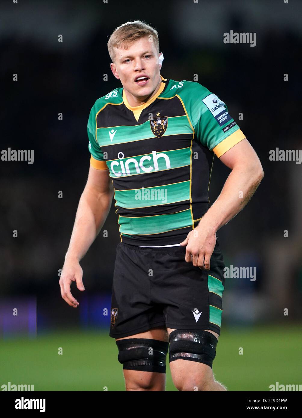 Northampton Saints' Tom Pearson during the Gallagher Premiership match ...