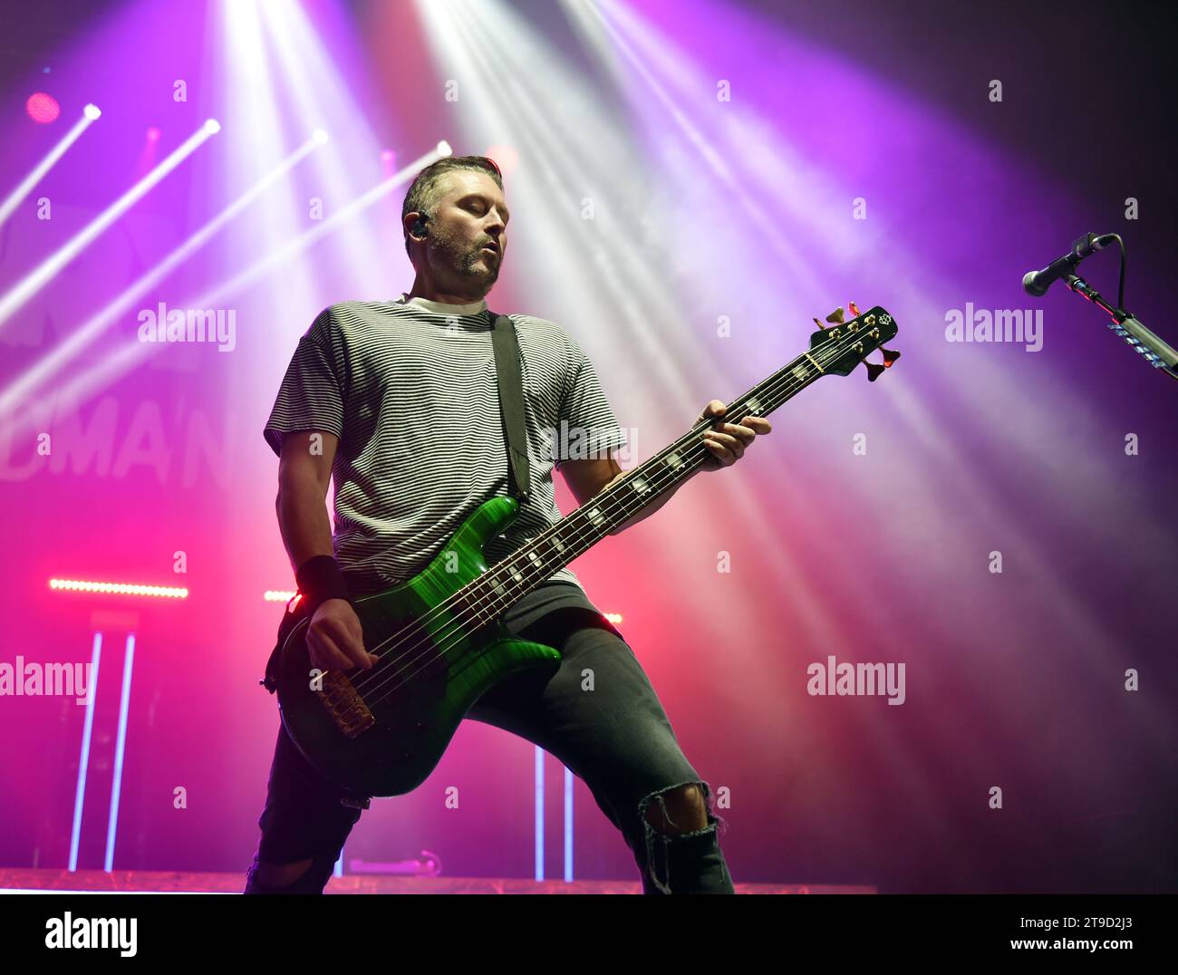 November 21, 2023, Norfolk, Virginia, USA: Theory of a Deadman member ...