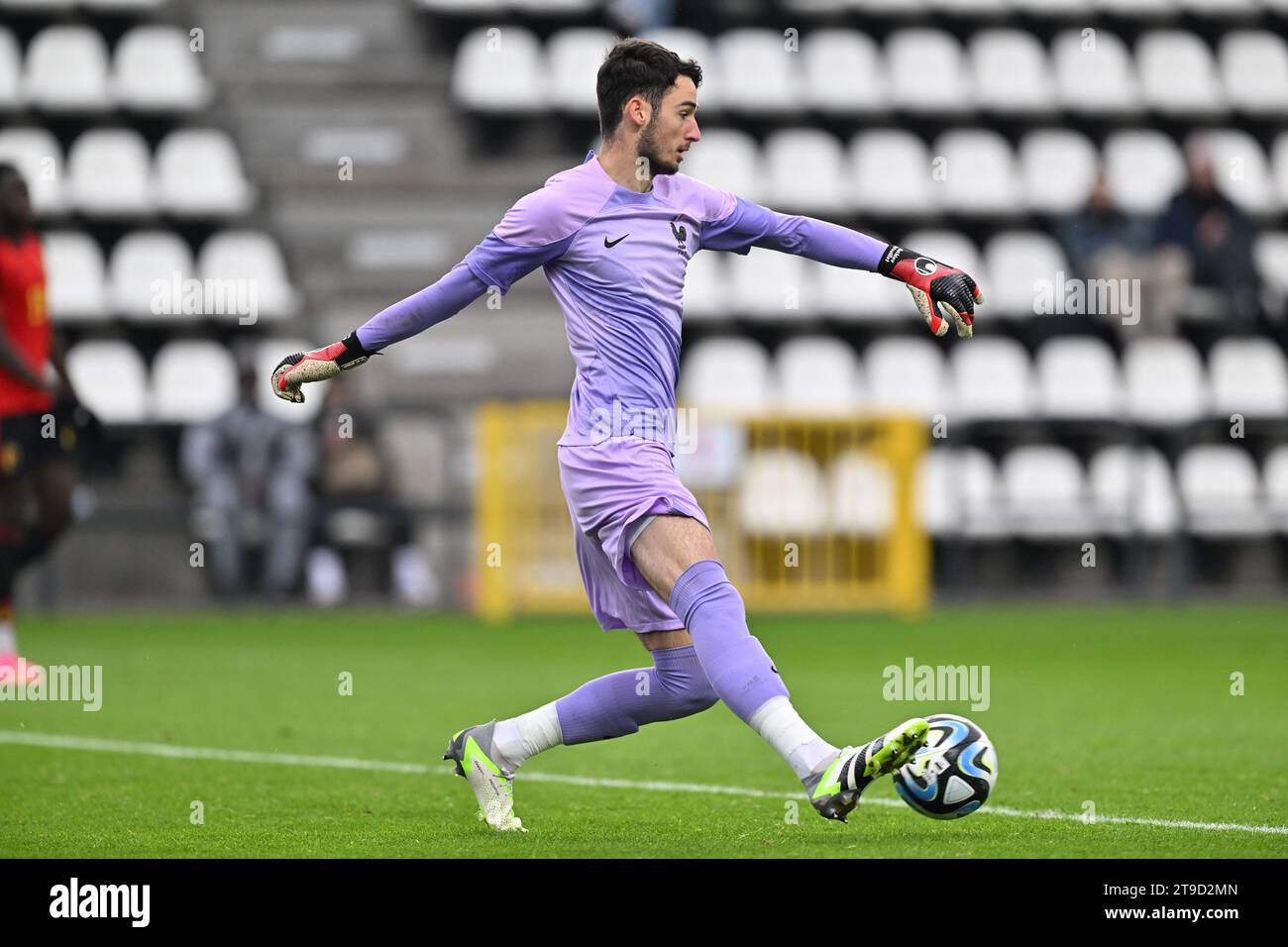Tubize, Belgium. 21st Nov, 2023. goalkeeper Mathieu PATOUILLET (1) of ...