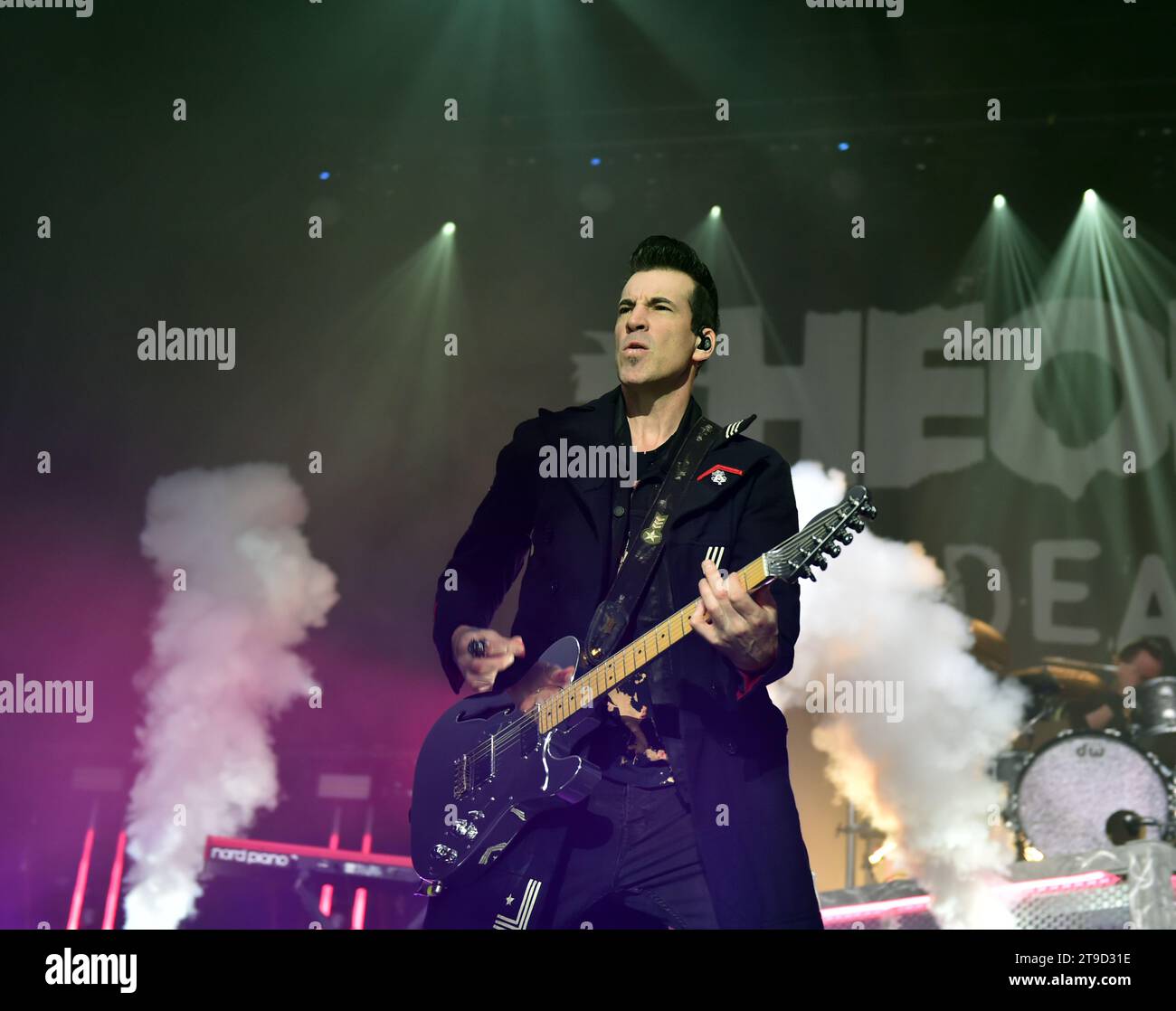 November 21, 2023, Norfolk, Virginia, USA: Theory of a Deadman member ...