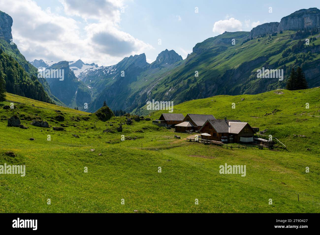 Wonderful hike in the Alpstein mountains from Wasserauen to Meglisalp ...