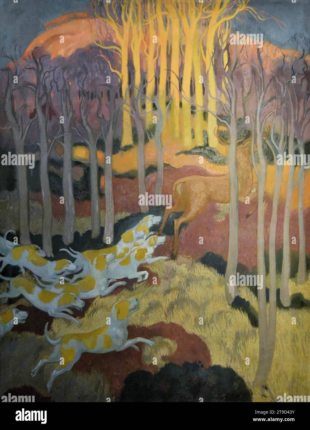 The Legend of St Hubert: 3. The Good Go 1897 by Maurice Denis Stock ...