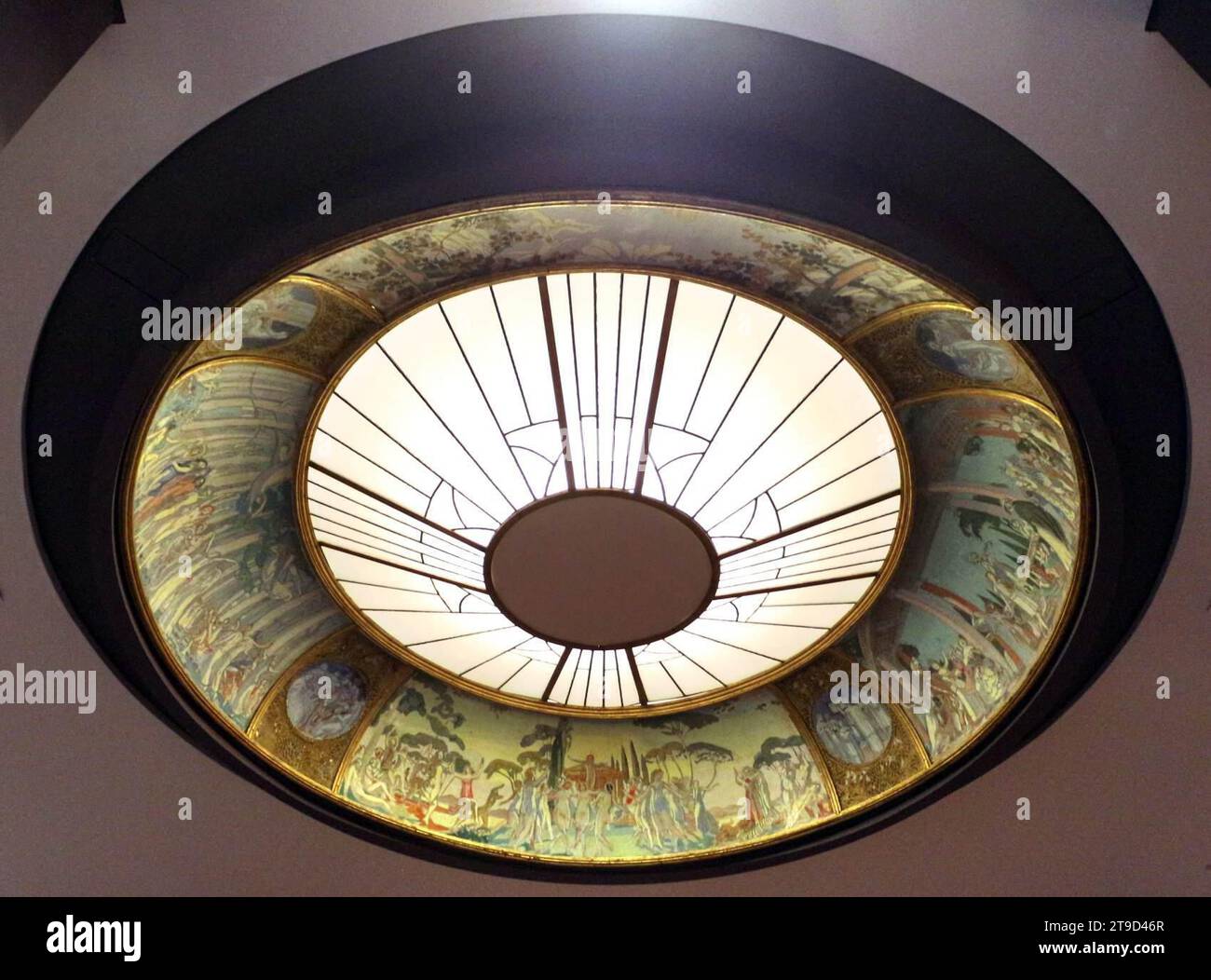 Cupola decoration in the Théatre des Champs Élysées (model) 1911-12 by ...