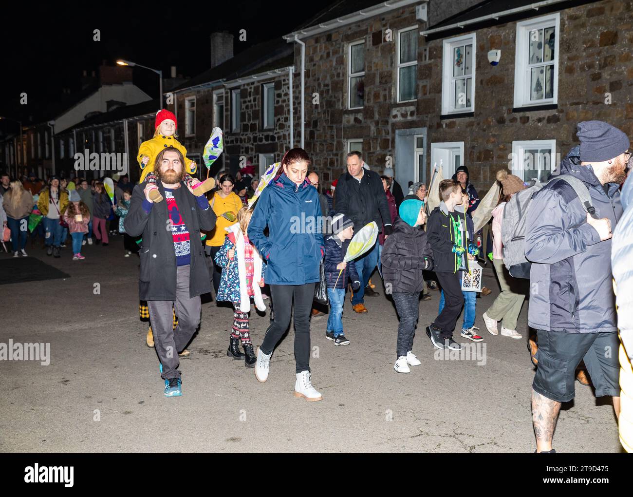 Camborne, Cornwall, UK. 24th Nov, 2023.Camborne Lantern Parade took ...