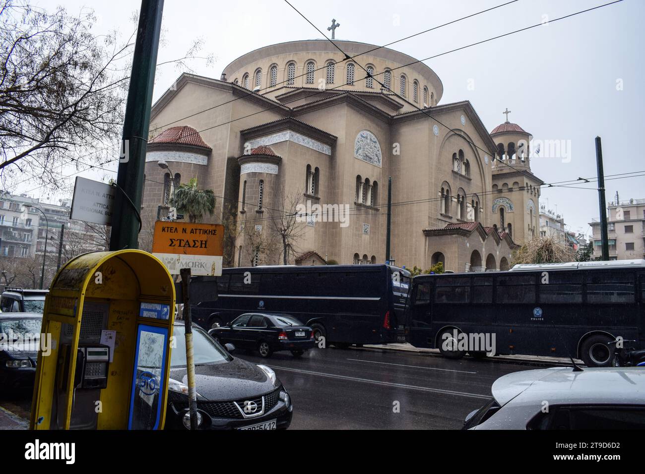 Two police buses hi-res stock photography and images - Alamy
