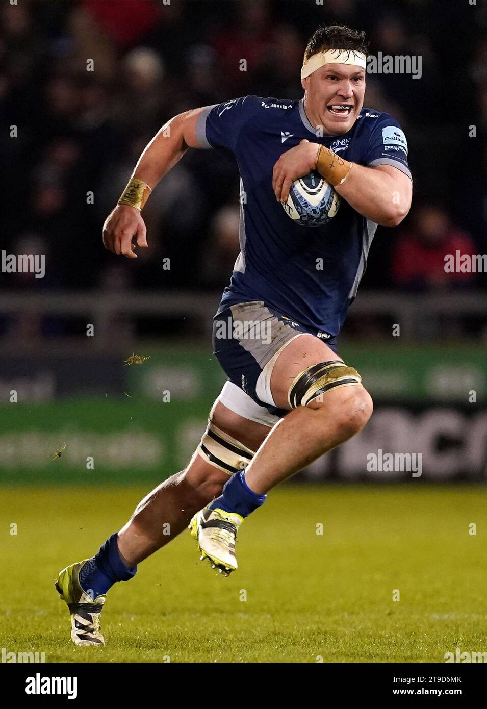 Sale's Cobus Wiese during the Gallagher Premiership match at the AJ ...