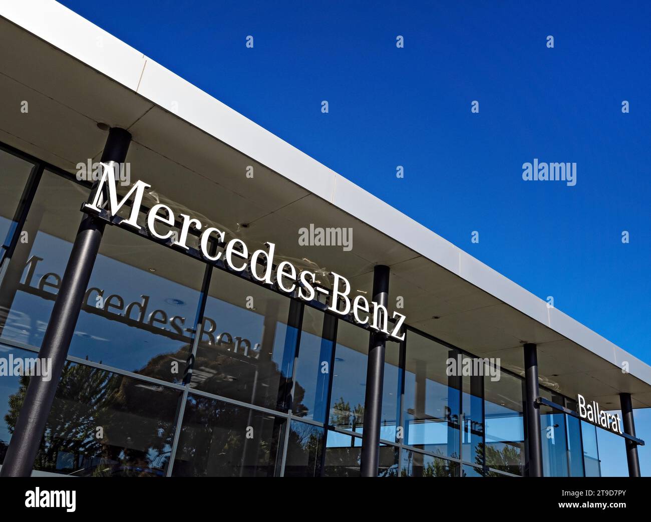 Ballarat Australia / A 2023 Mercedes Benze Coupe outside the dealership ...