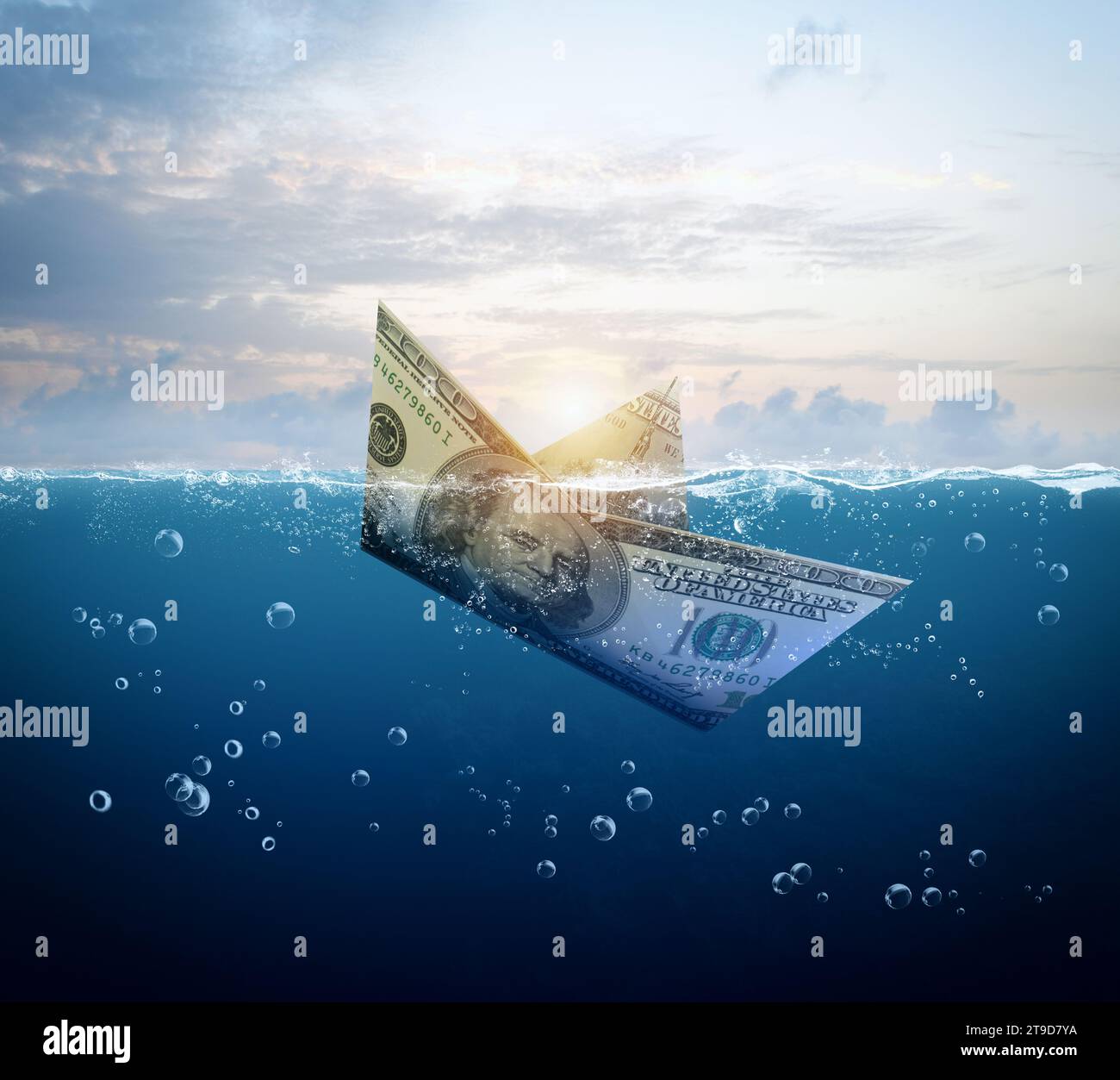 Money boat, sinking hi-res stock photography and images - Alamy
