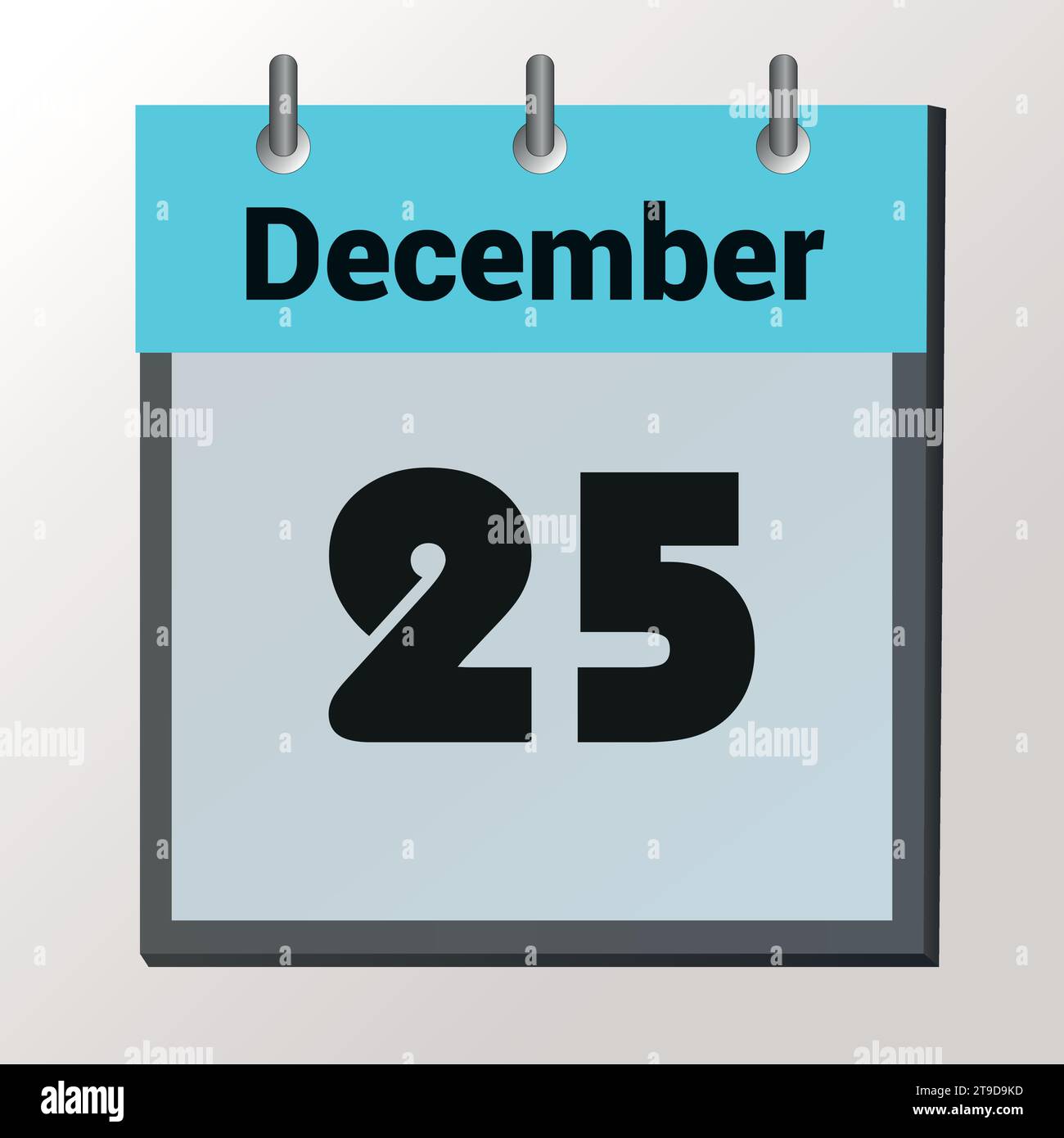 Calendar day 25 Stock Vector Images - Alamy