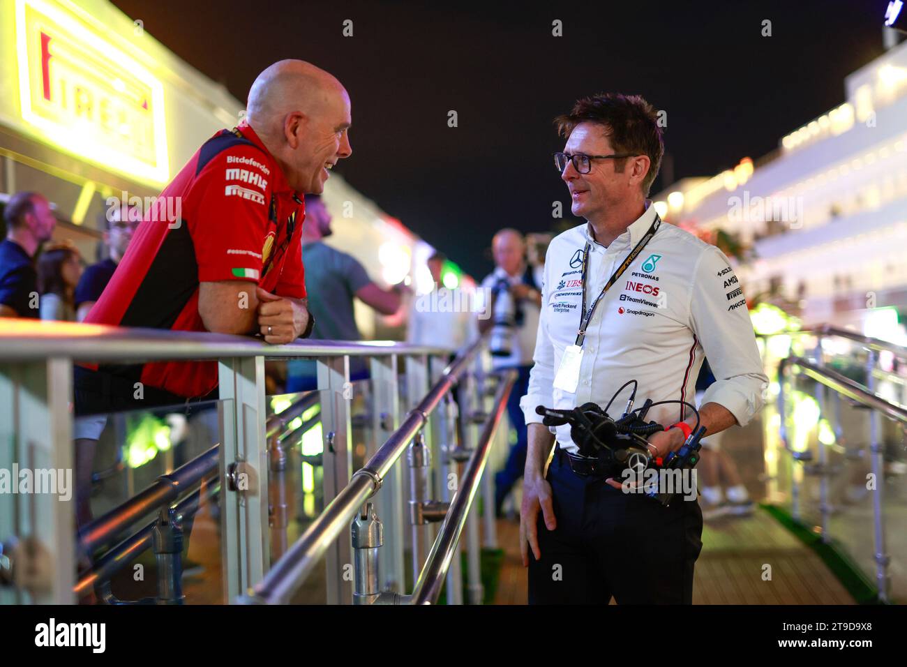 Las Vegas, USA. 15th Nov, 2023. Jock Clear (GBR, Scuderia Ferrari ...