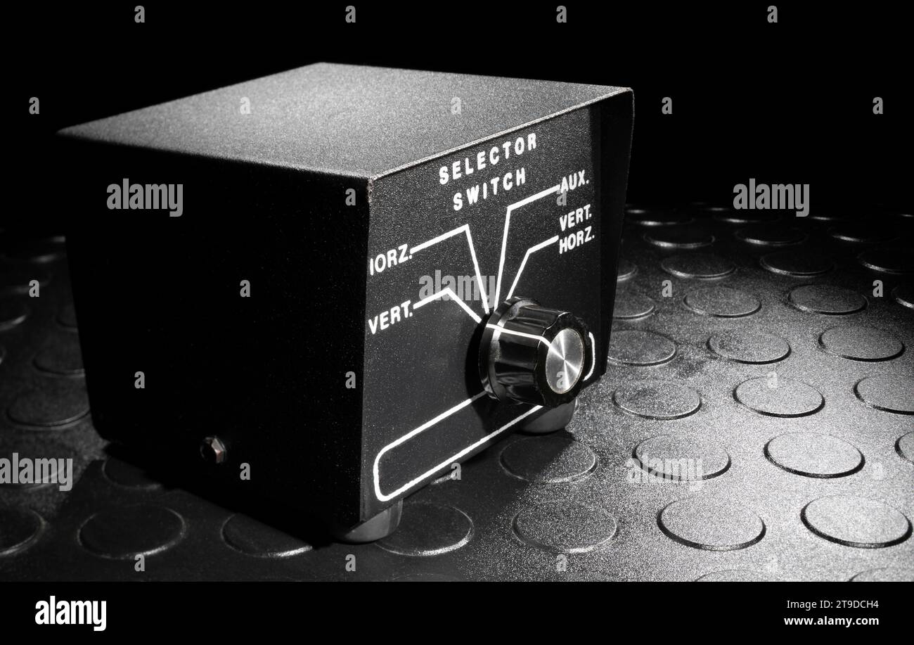 Large rotary switch system for changing antennas by shortwave and cb ...