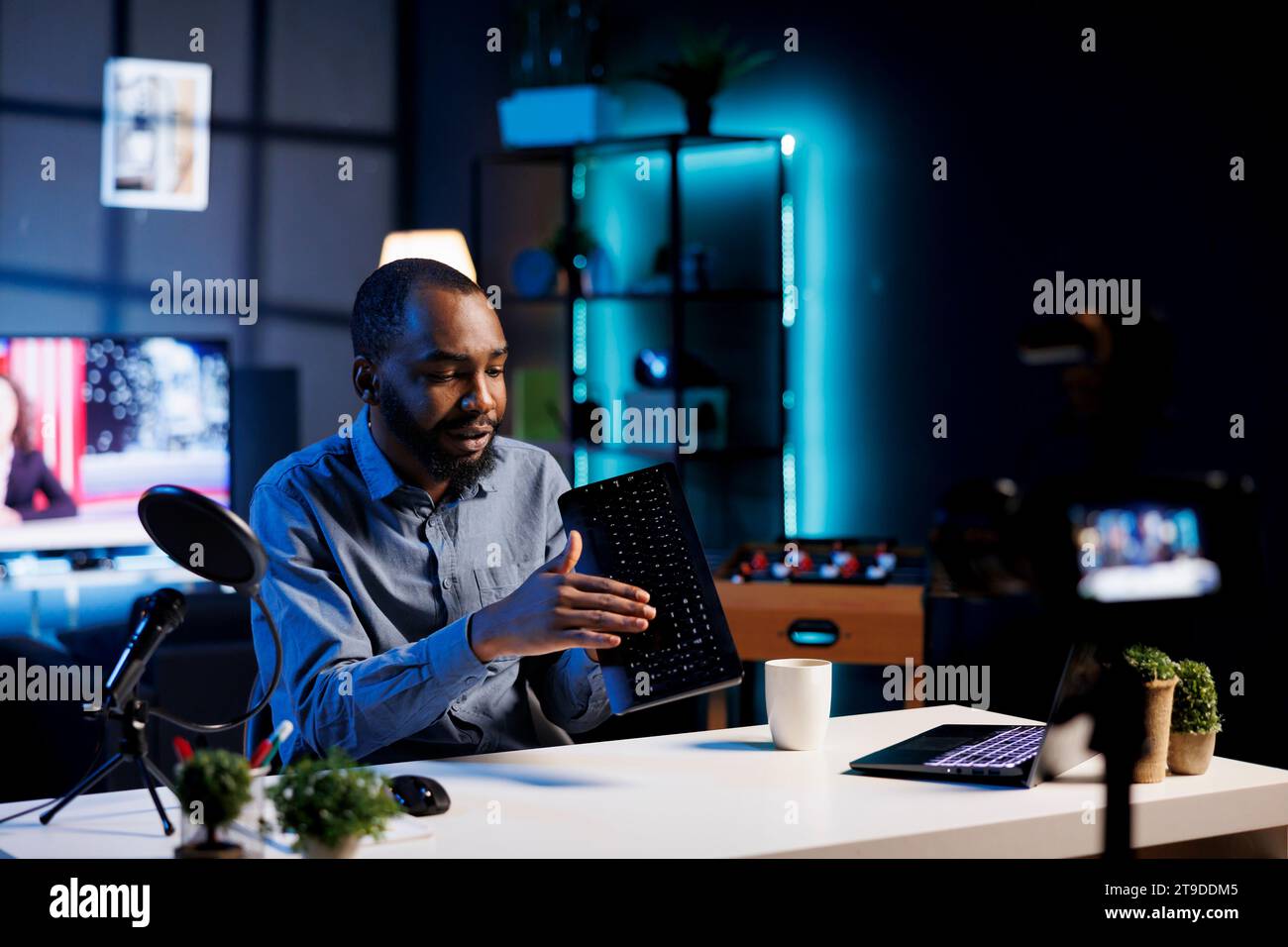 Media star excited to review newly launched gaming keyboard, comparing ...