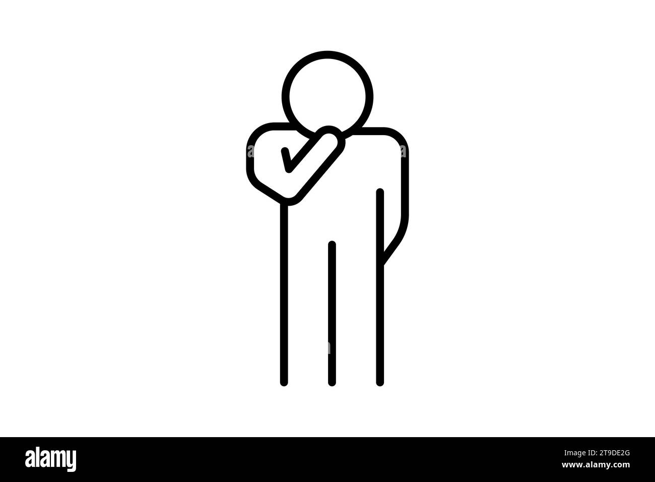 Skepticism symbol Stock Vector Images - Alamy