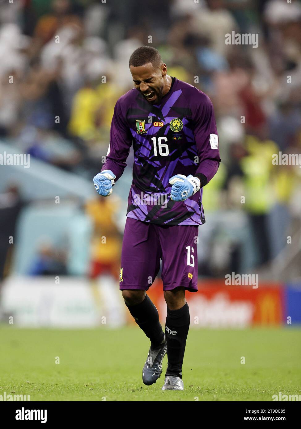 LUSAIL CITY - Cameroon goalkeeper Devis Epassy during the FIFA World ...