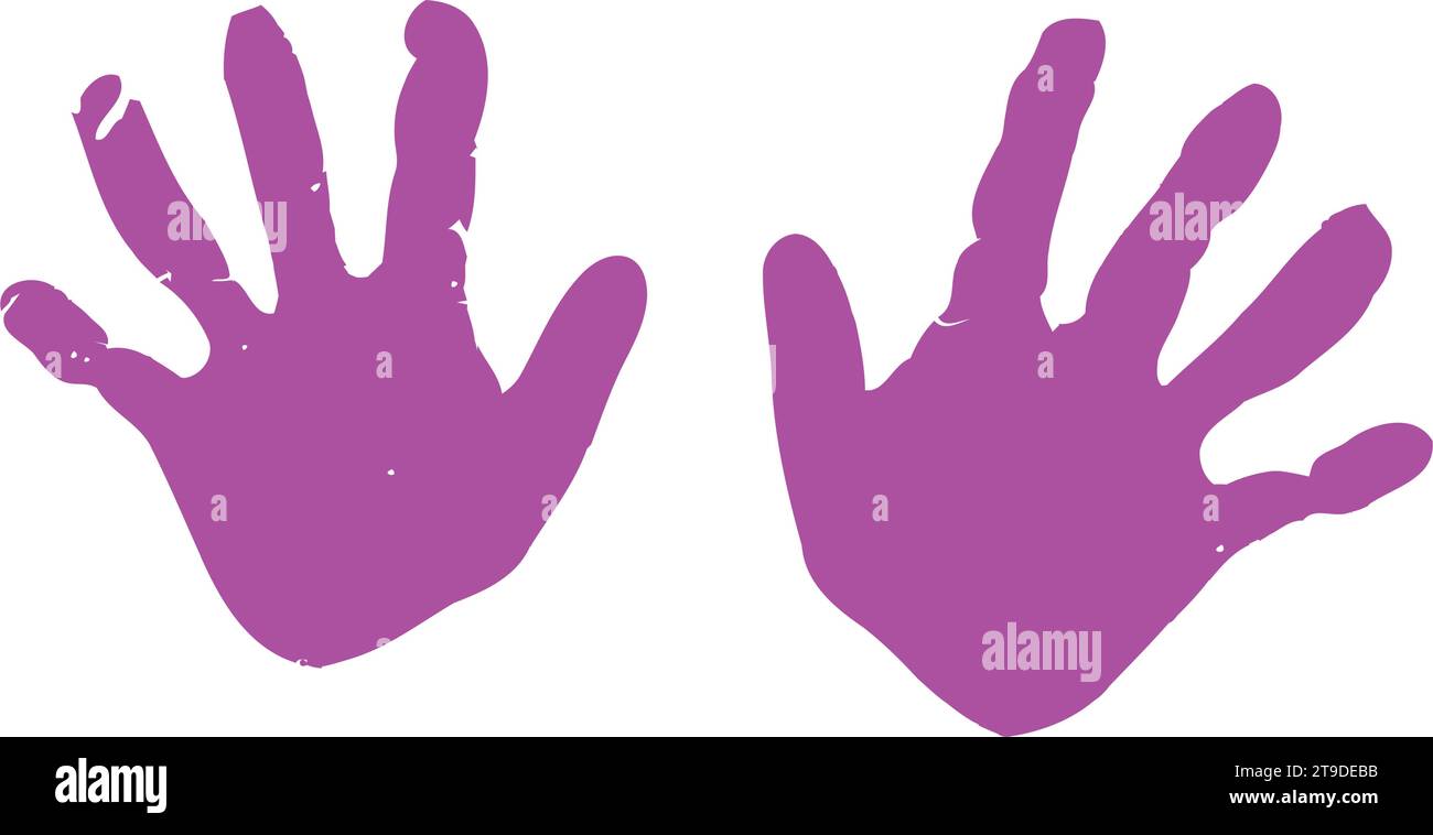 handprint paint colors together Stock Vector Image & Art - Alamy