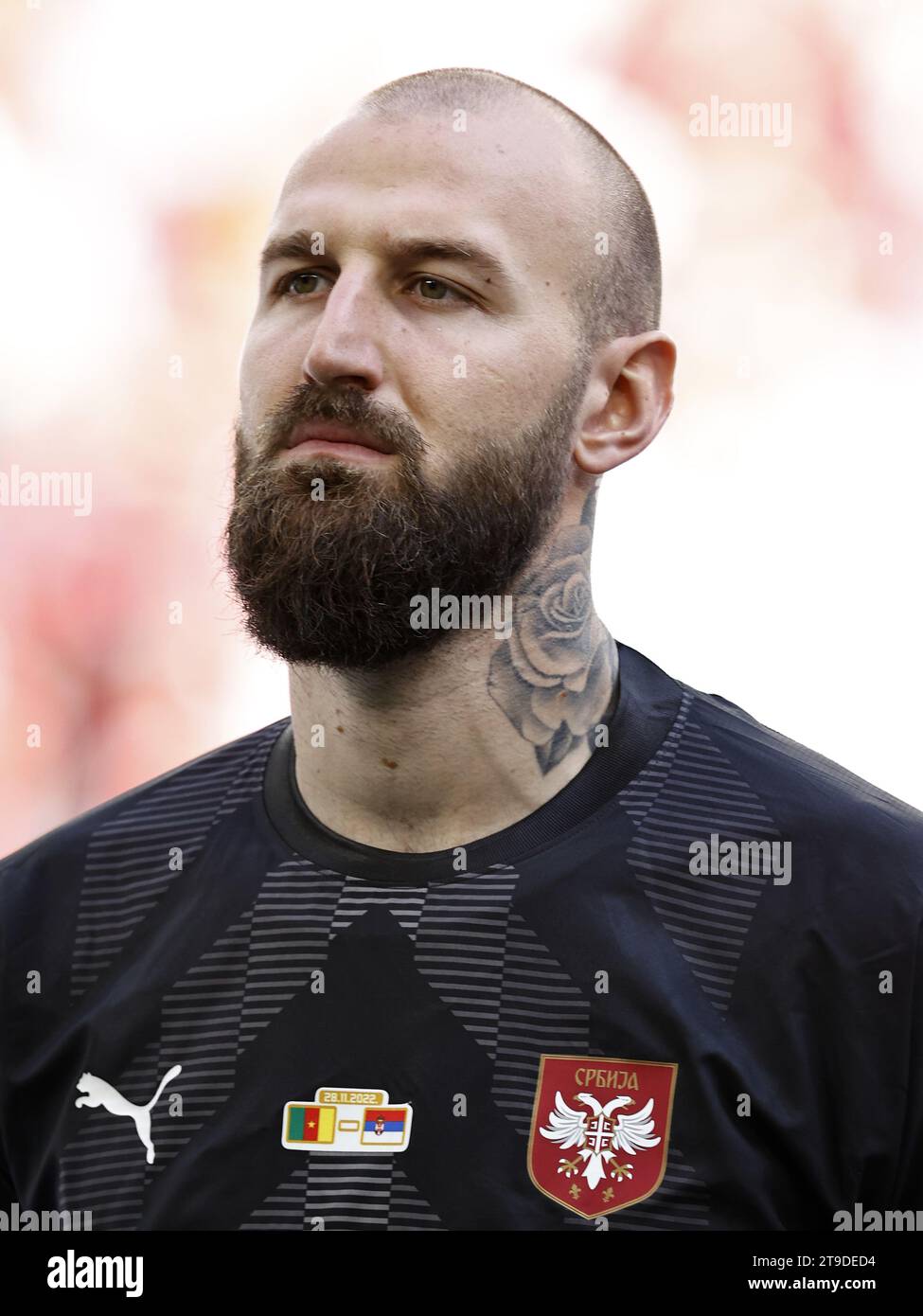 AL WAKRAH - Serbia goalkeeper Vanja Milinkovic-Savic during the FIFA ...