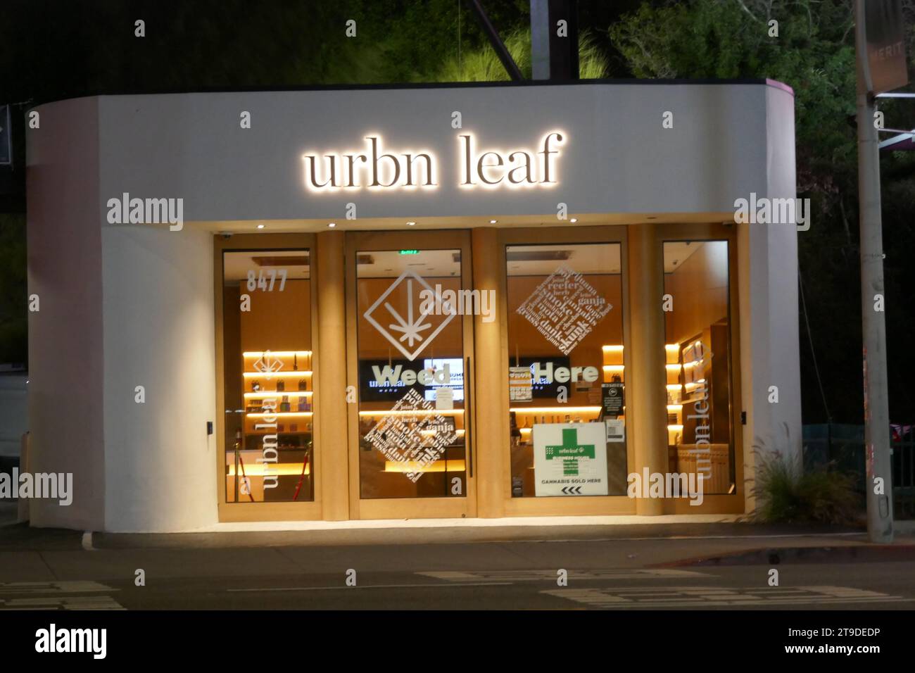 Los Angeles, California, USA 23rd November 2023 Urban Leaf Cannabis ...
