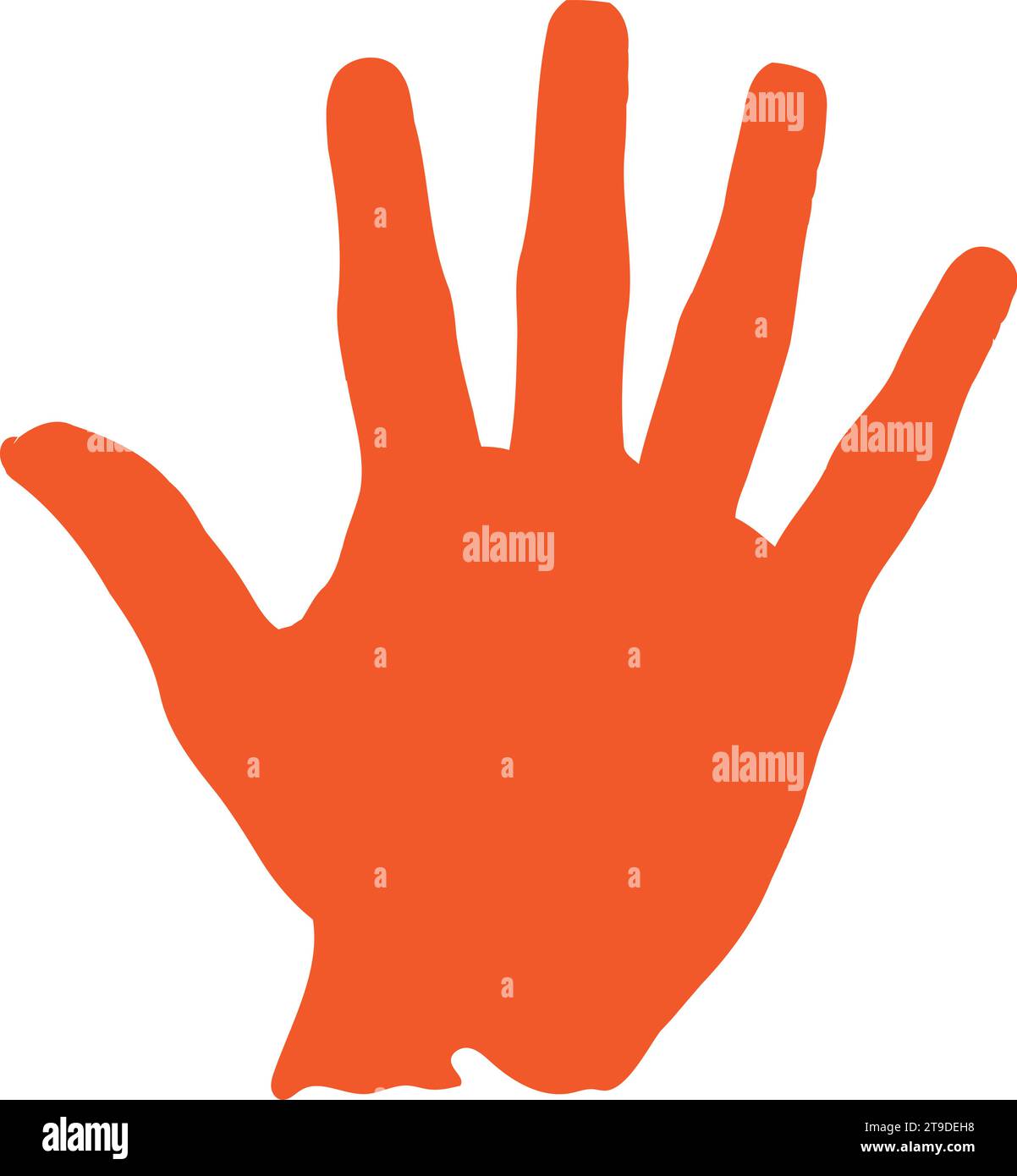 handprint paint colors icon Stock Vector Image & Art - Alamy