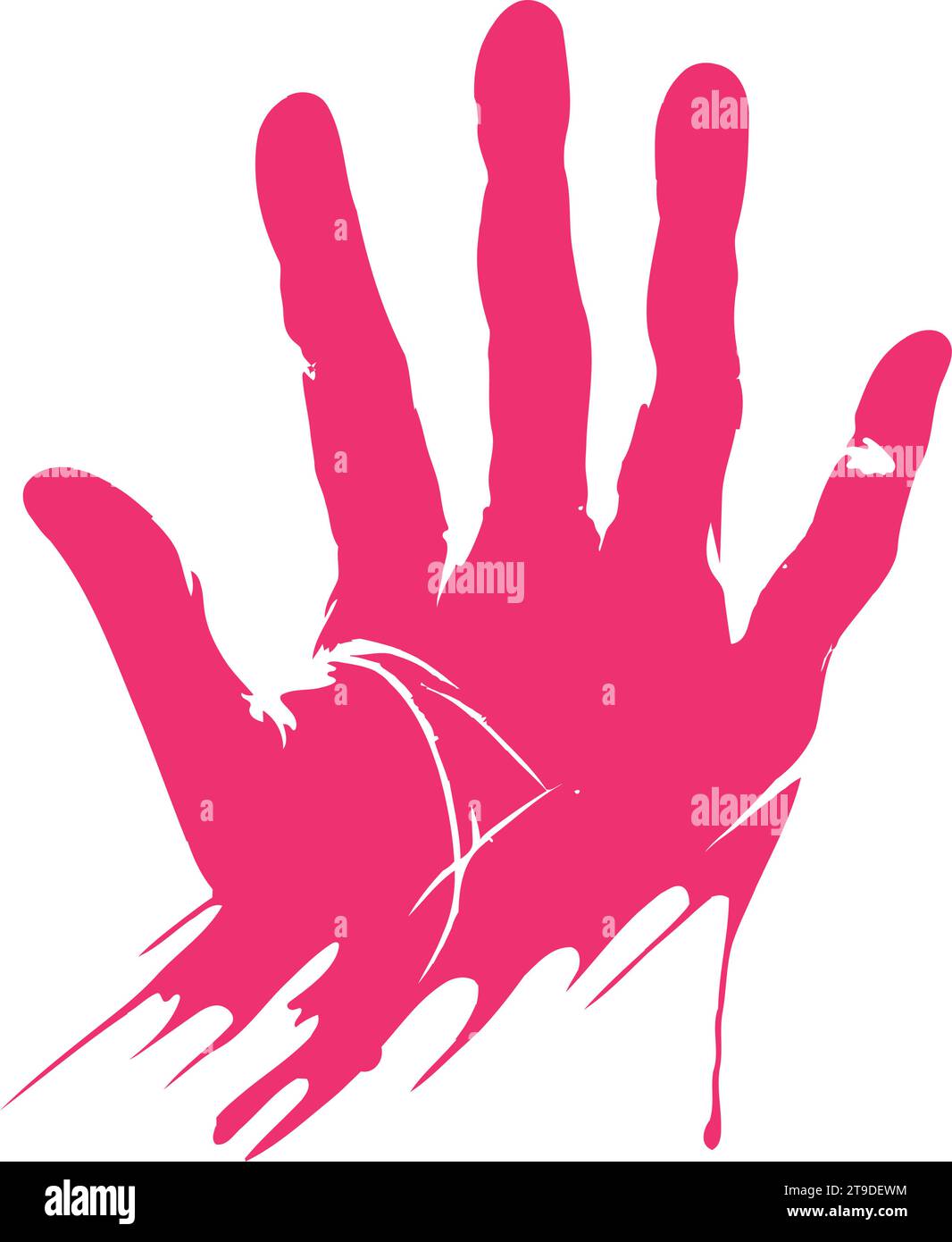 handprint paint colors artwork Stock Vector Image & Art - Alamy