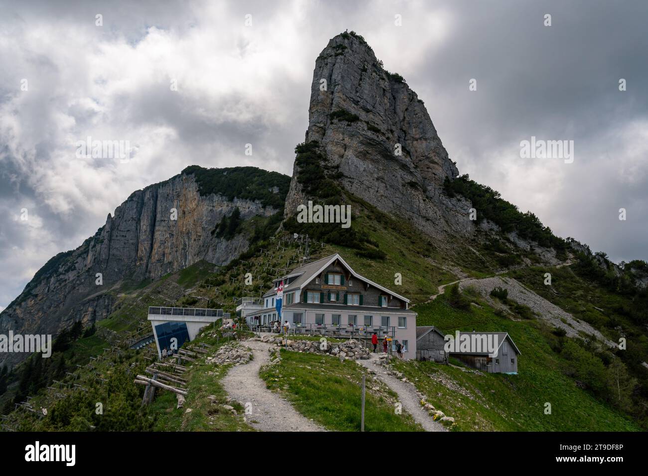 Fantastic hike in the Alpstein mountains from Hoher Kasten to Saxer ...