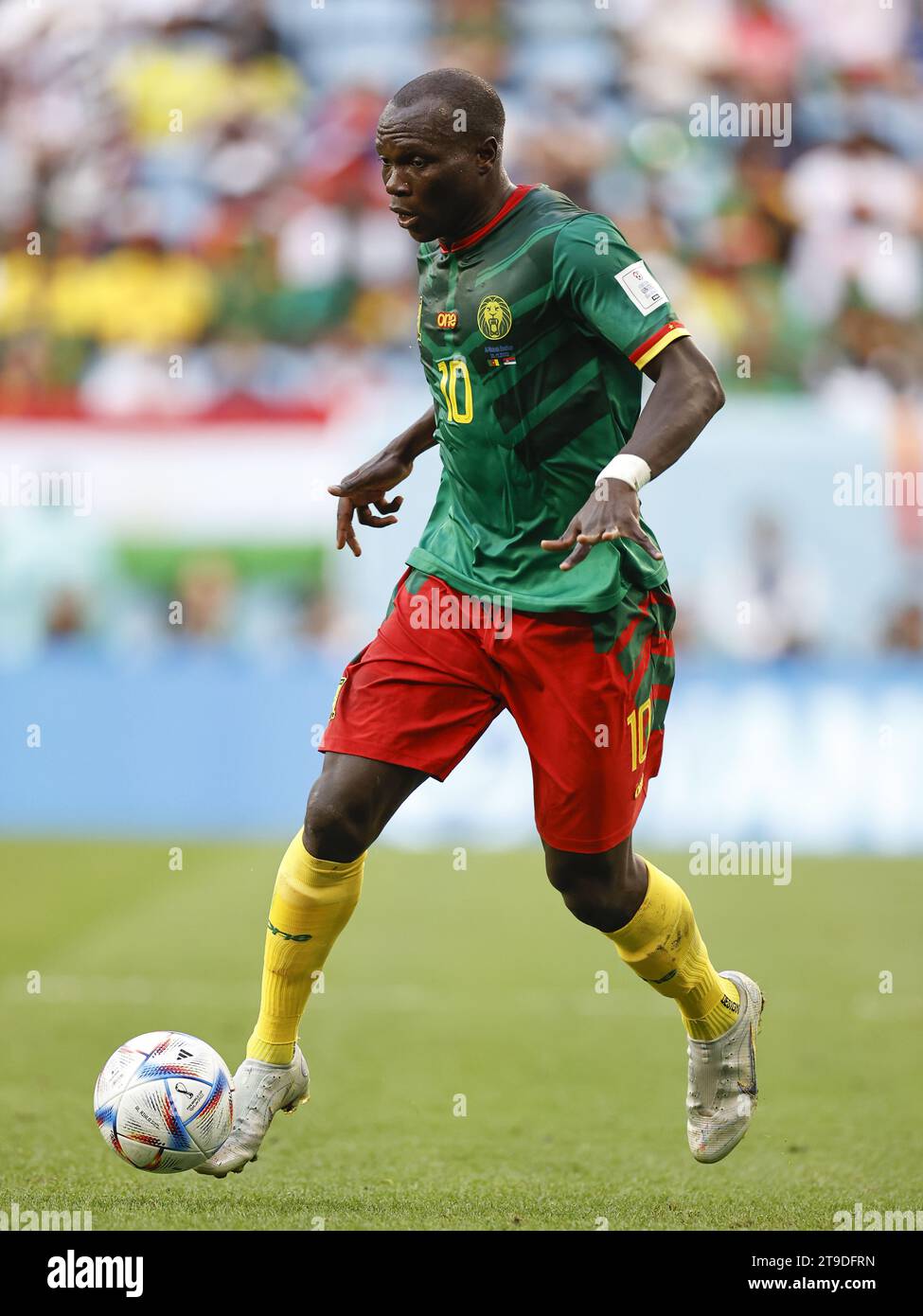 AL WAKRAH - Vincent Aboubakar of Cameroon during the FIFA World Cup ...