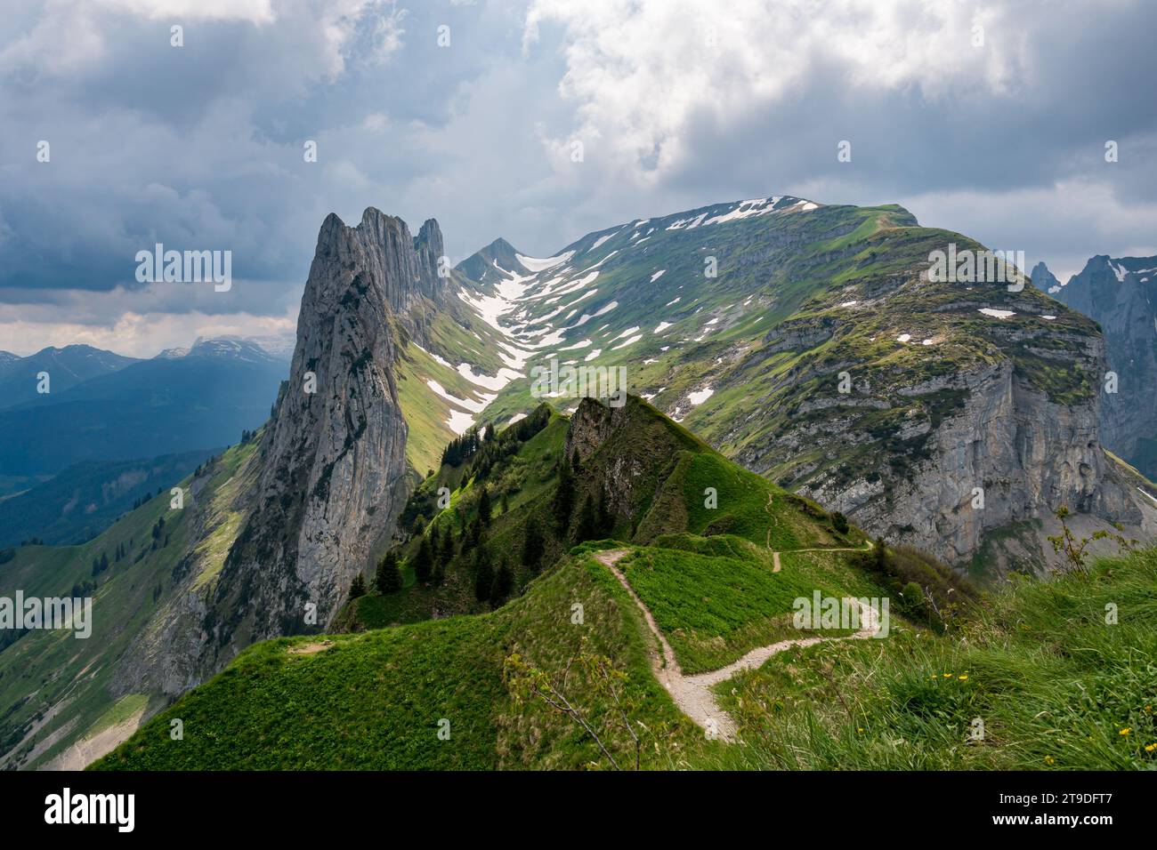 Fantastic hike in the Alpstein mountains from Hoher Kasten to Saxer ...