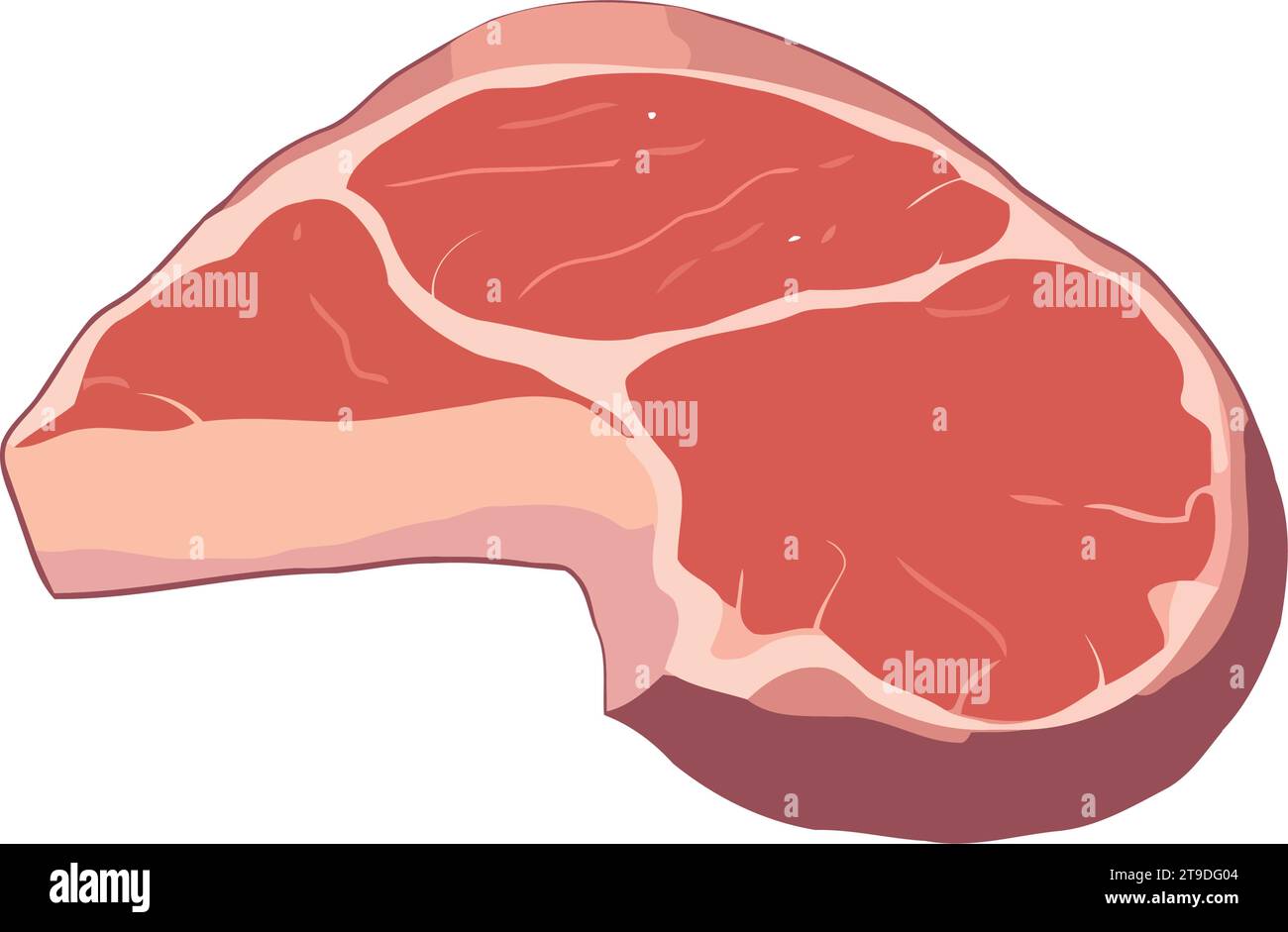 meat product slice Stock Vector Image & Art - Alamy