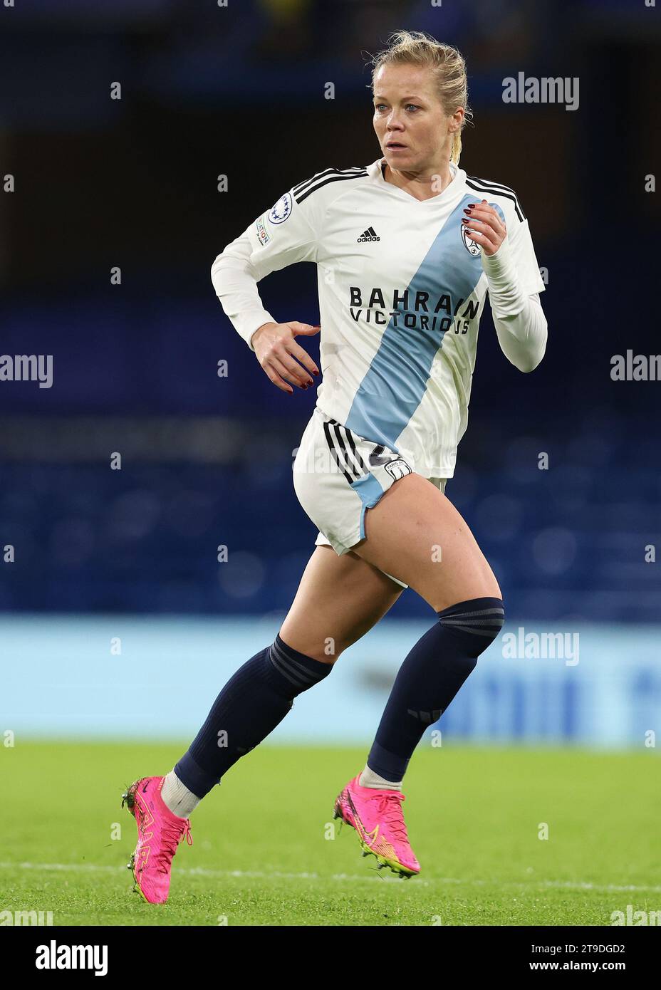London, UK. 23rd Nov, 2023. Julie Soyer of Paris FC during the UEFA ...